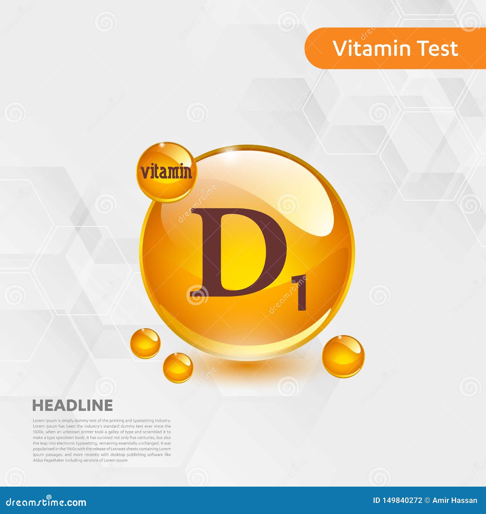 Vitamin D1 Gold Shining Pill Capcule Icon, Cholecalciferol. Golden ...