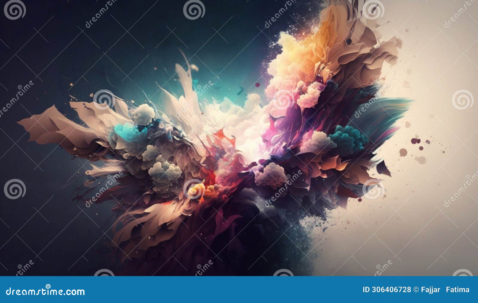 Design an Abstract Background that Captures the Essence of Ephemeral ...