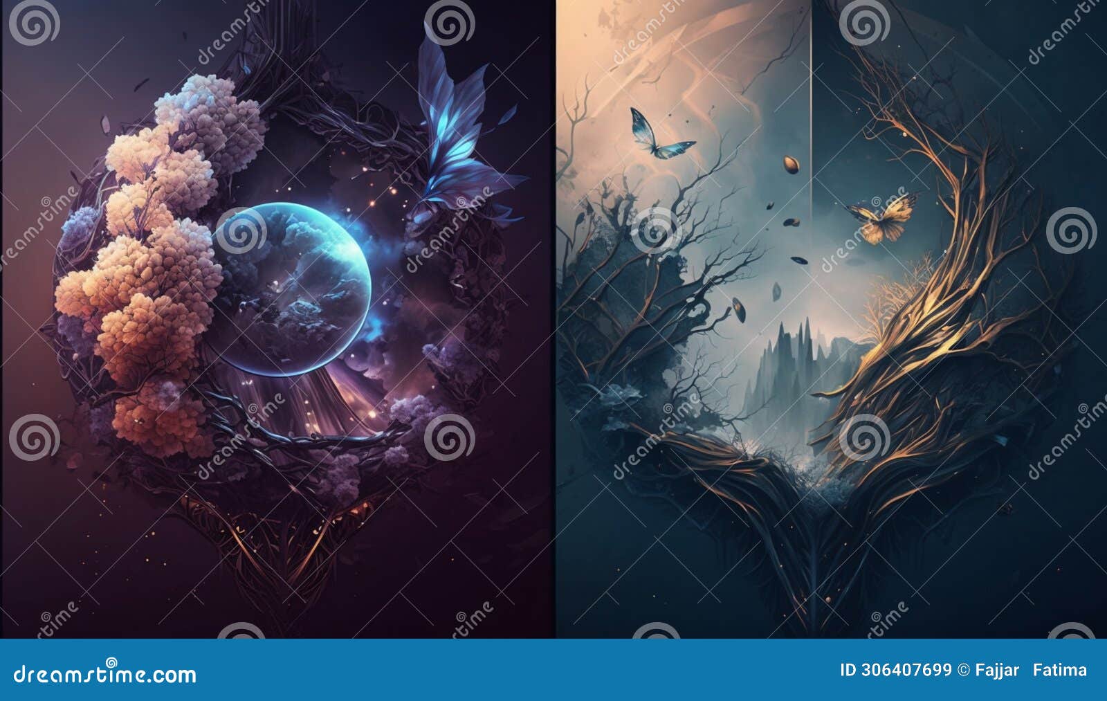 Design an Abstract Background that Captures the Essence of Ephemeral ...