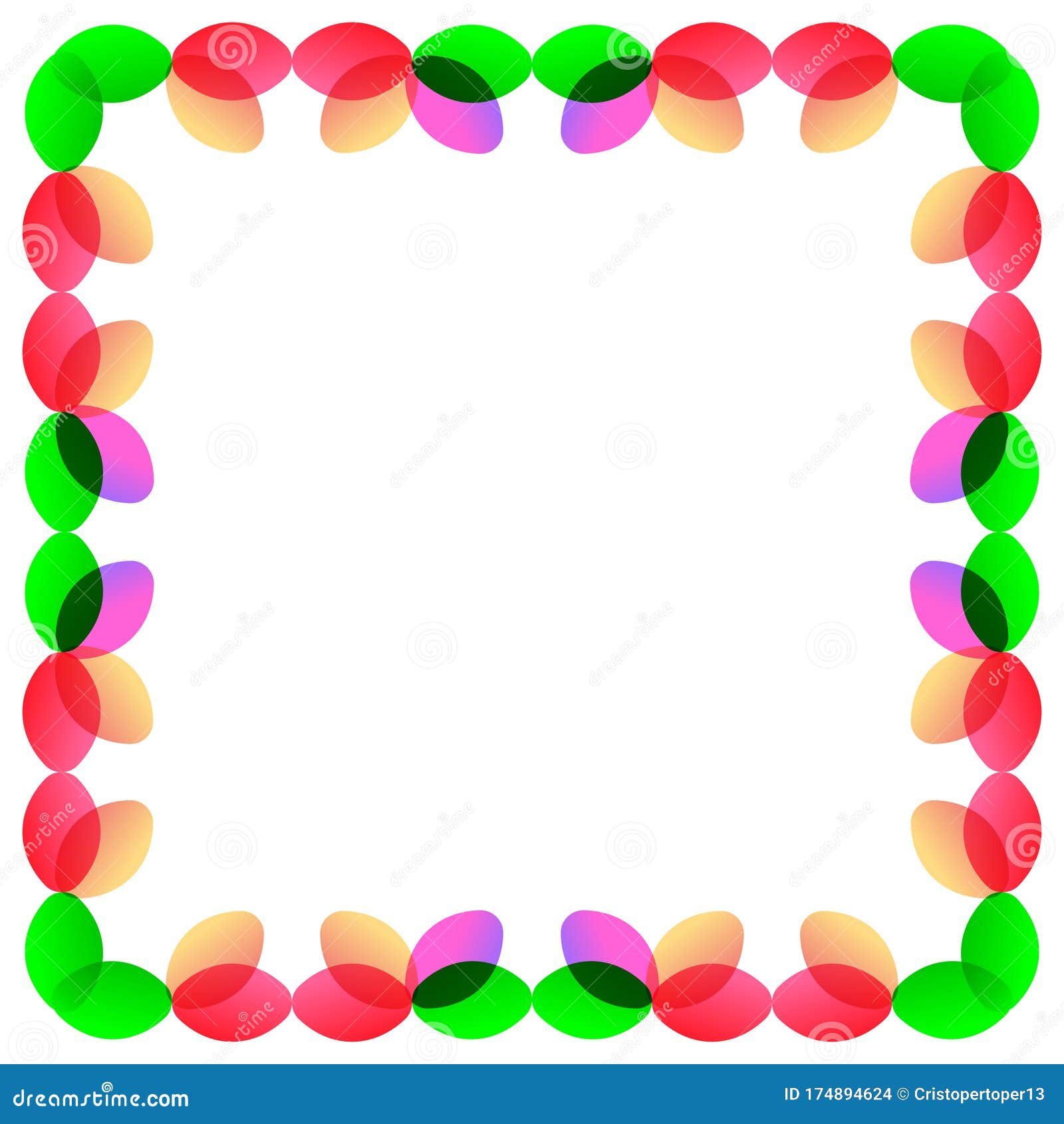 Design Abstract Colorful Frame Vector Stock Vector - Illustration of ...