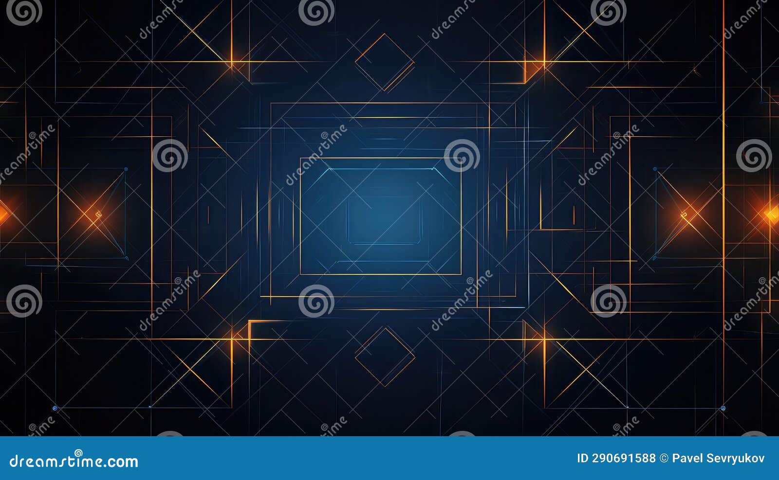 Design Abstract Geometric Framework Stock Illustration - Illustration ...