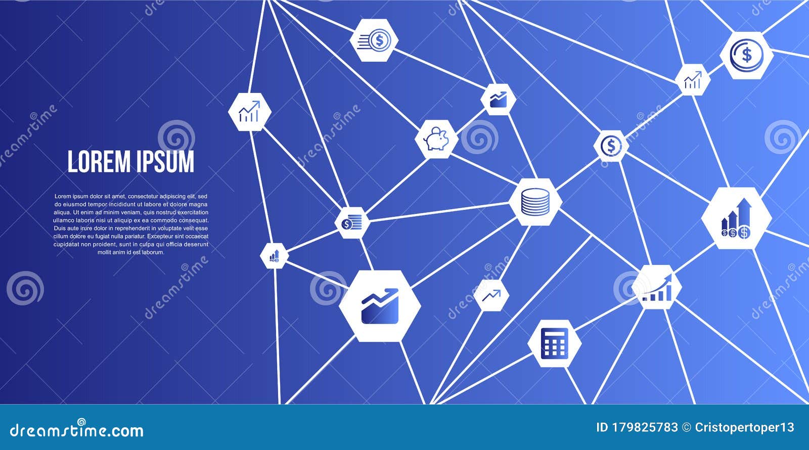 Design Abstract Network Finance Company Icon Stock Vector ...