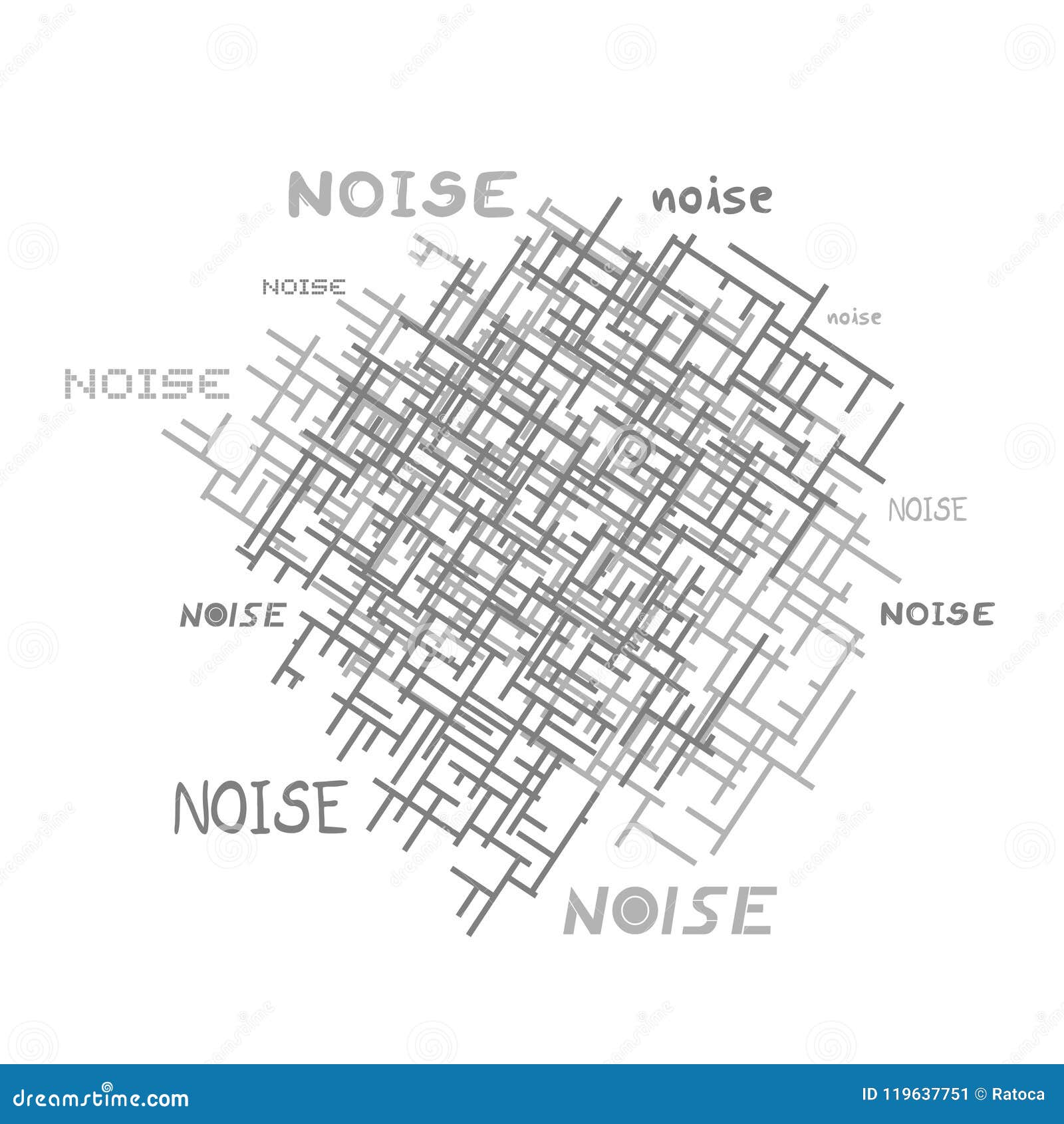 Abstract Noise Illustration Stock Vector - Illustration of light, noise ...