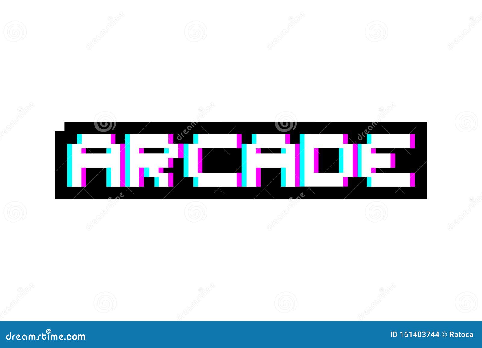 Design of arcade symbol stock vector. Illustration of retro - 161403744