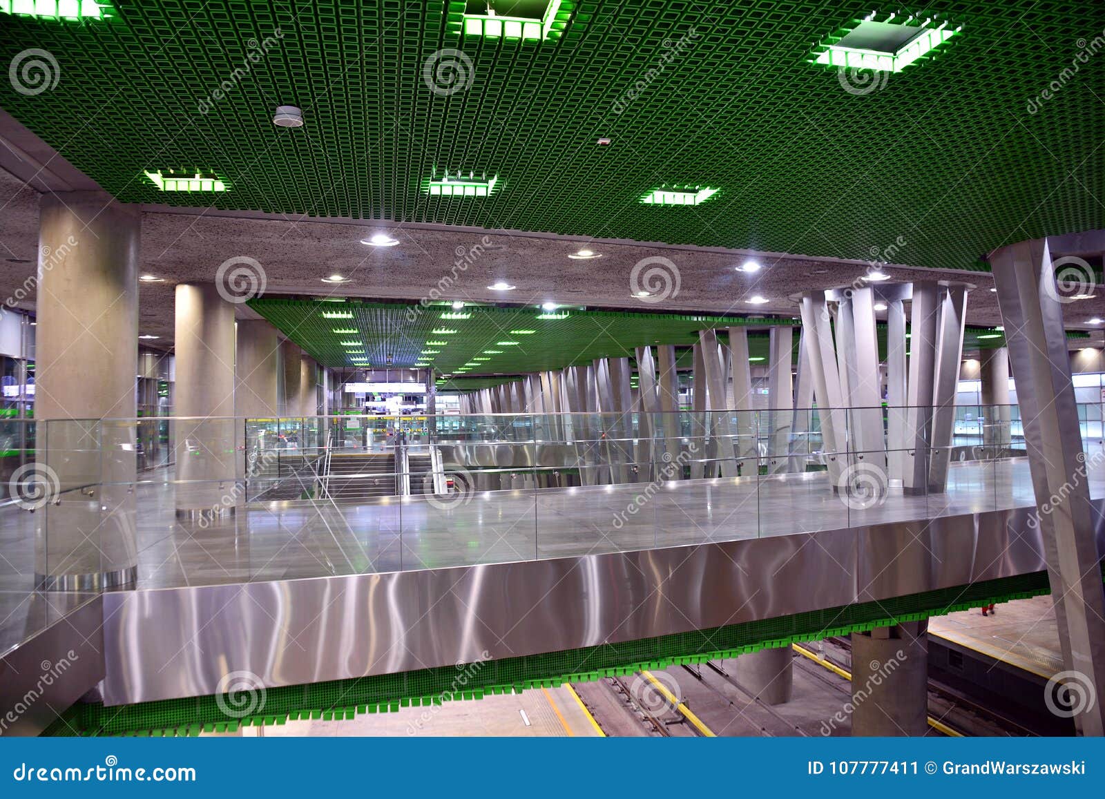 Modern metro station stock image. Image of commute, metropolitan ...