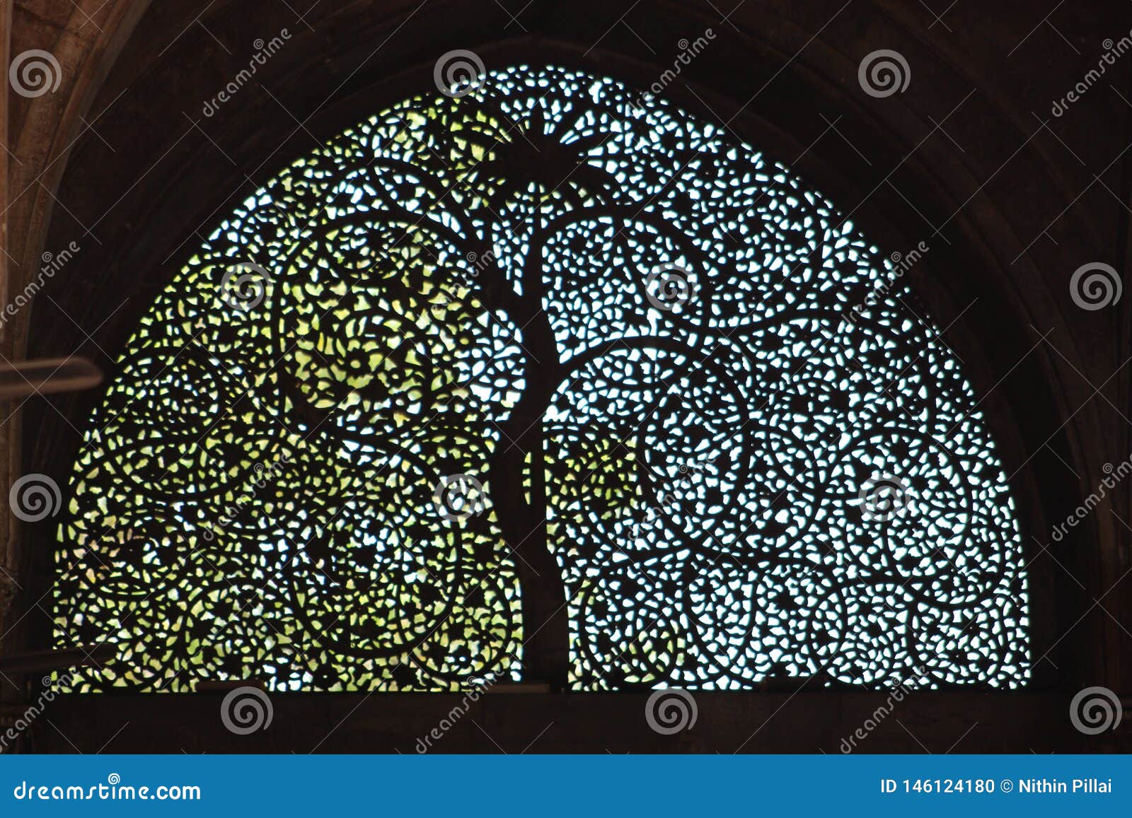 Design and Architecture of Sidi Mosque in Art Stock Photo - Image of ...