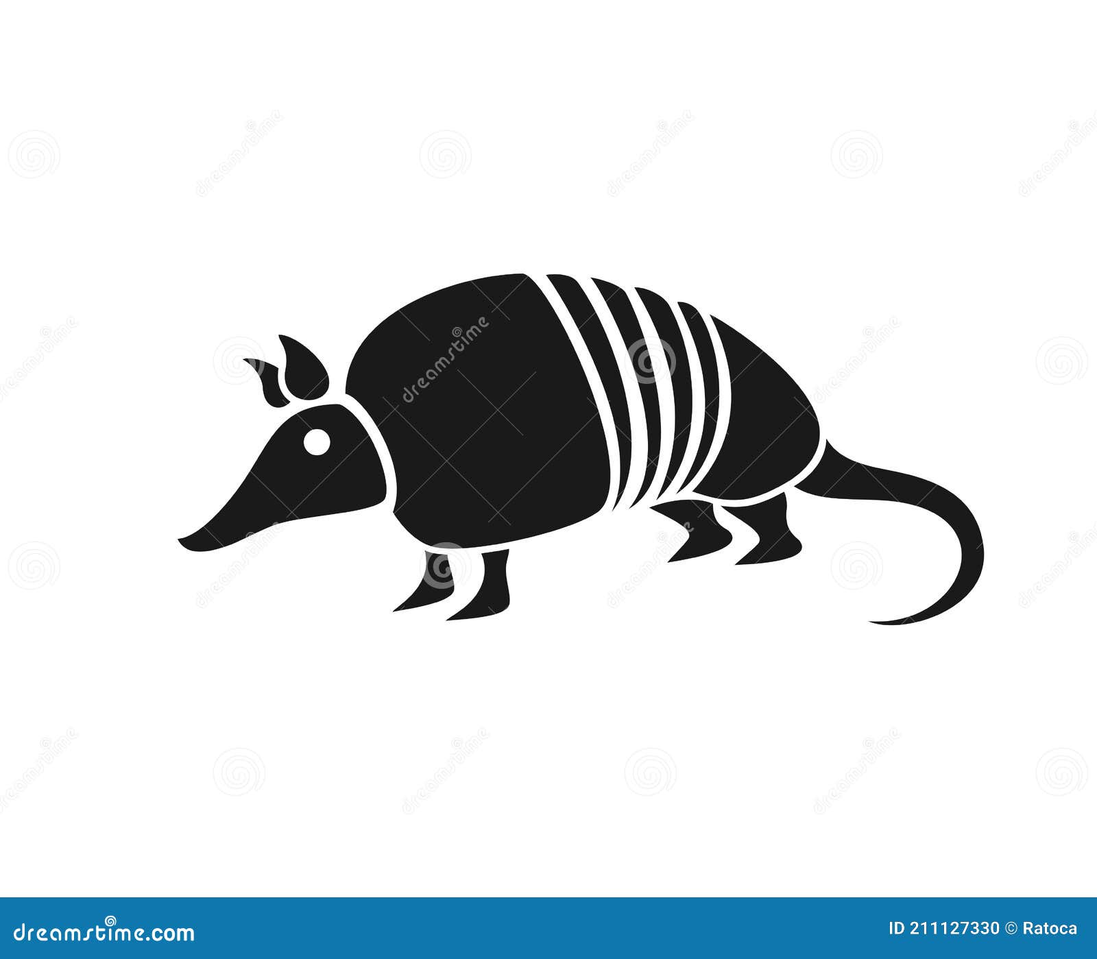 Design of Armadillo Flat Icon Stock Vector - Illustration of design ...