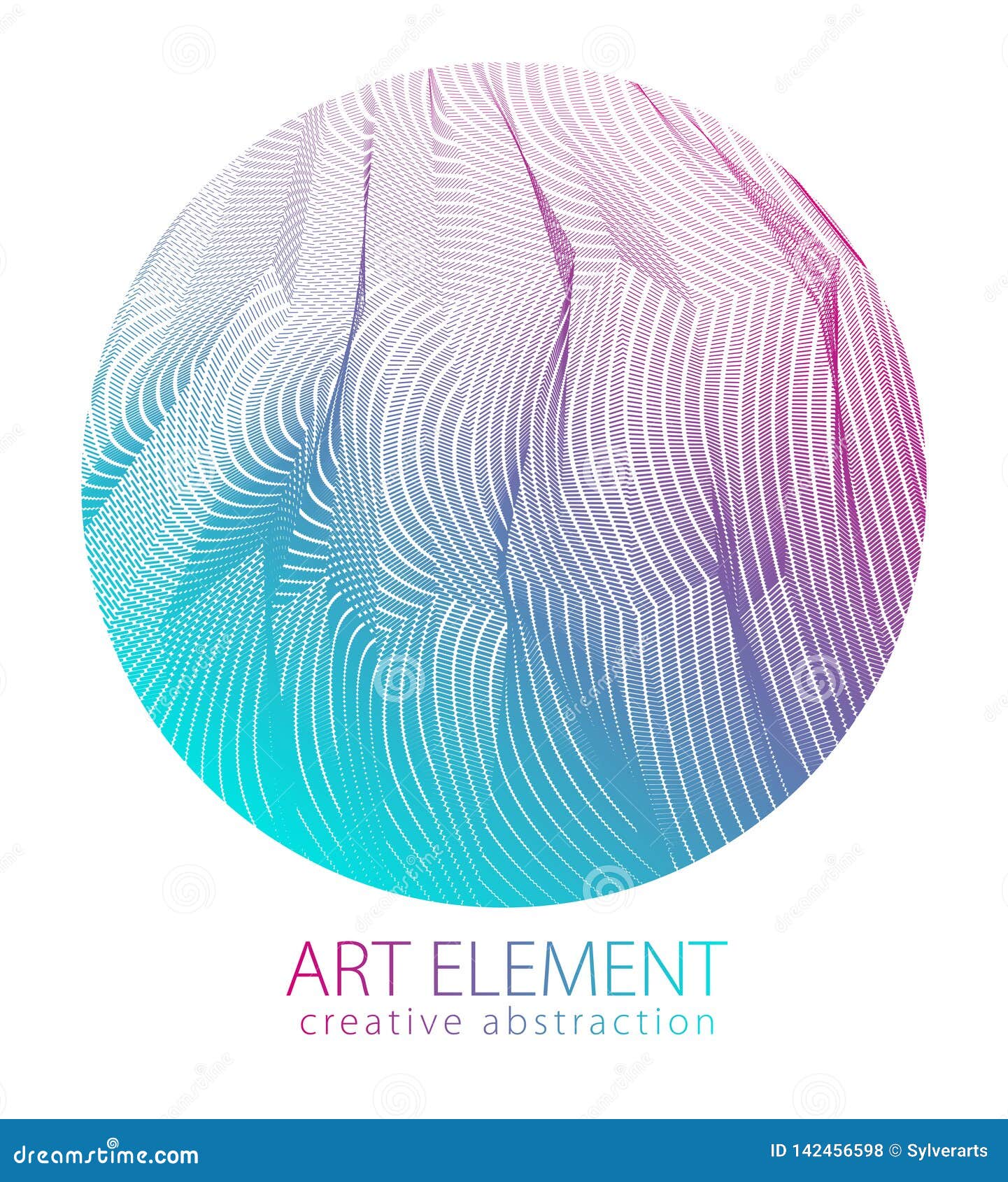 Design Artistic Element of Great Lines Surface Texture in a Shape of ...