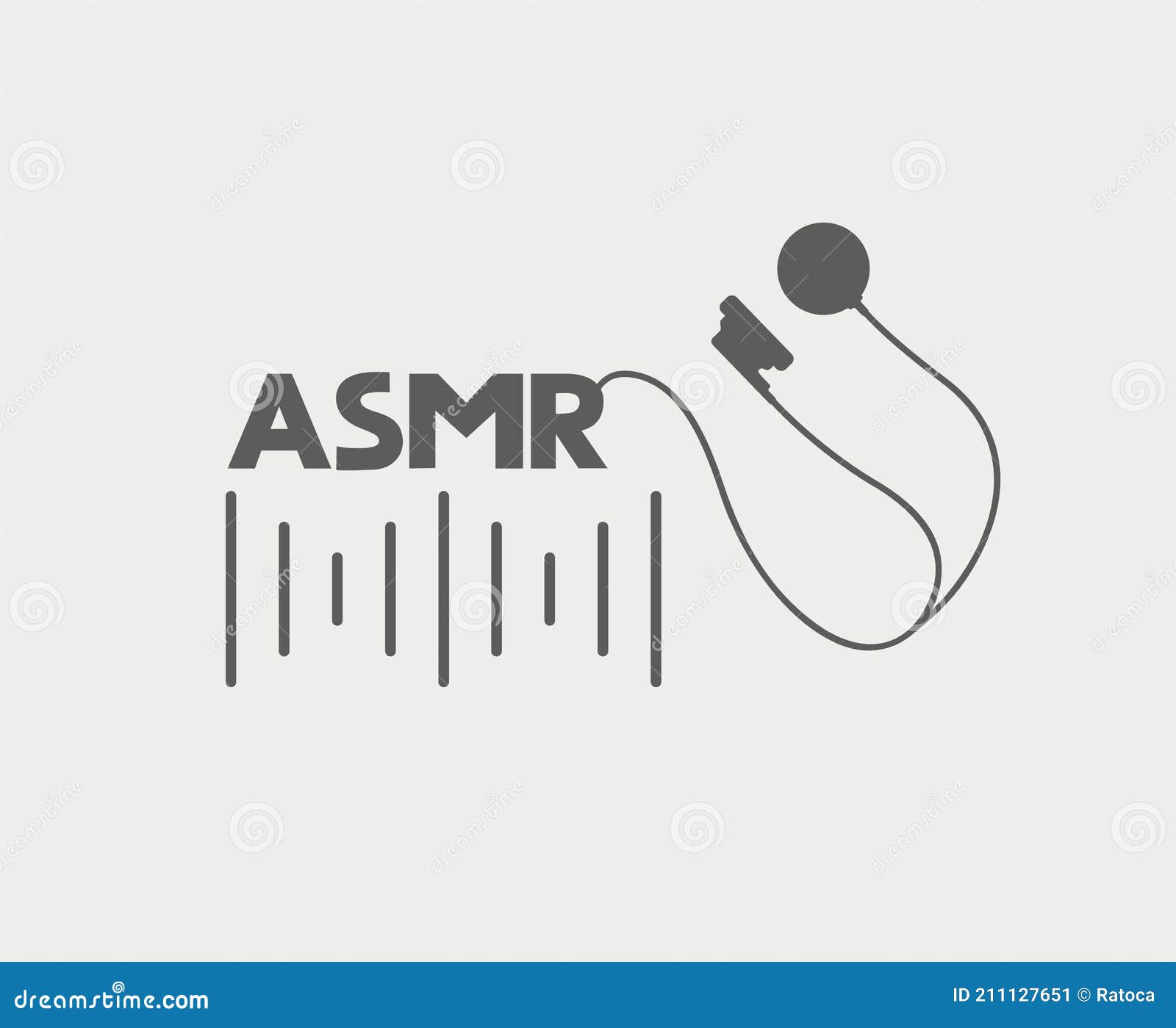Design of ASMR relax sound stock vector. Illustration of enjoy - 211127651