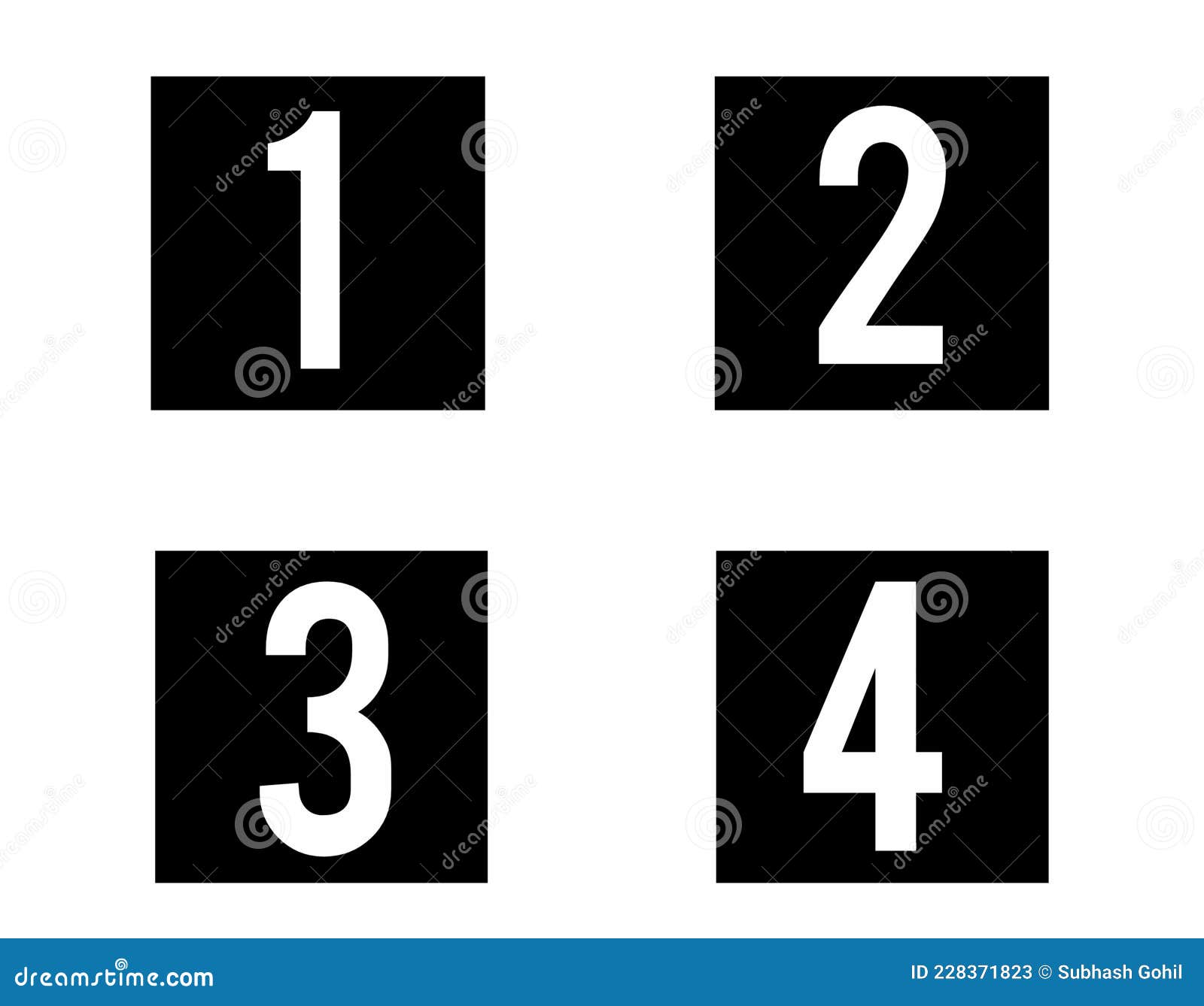 1234 design background stock illustration. Illustration of sign - 228371823