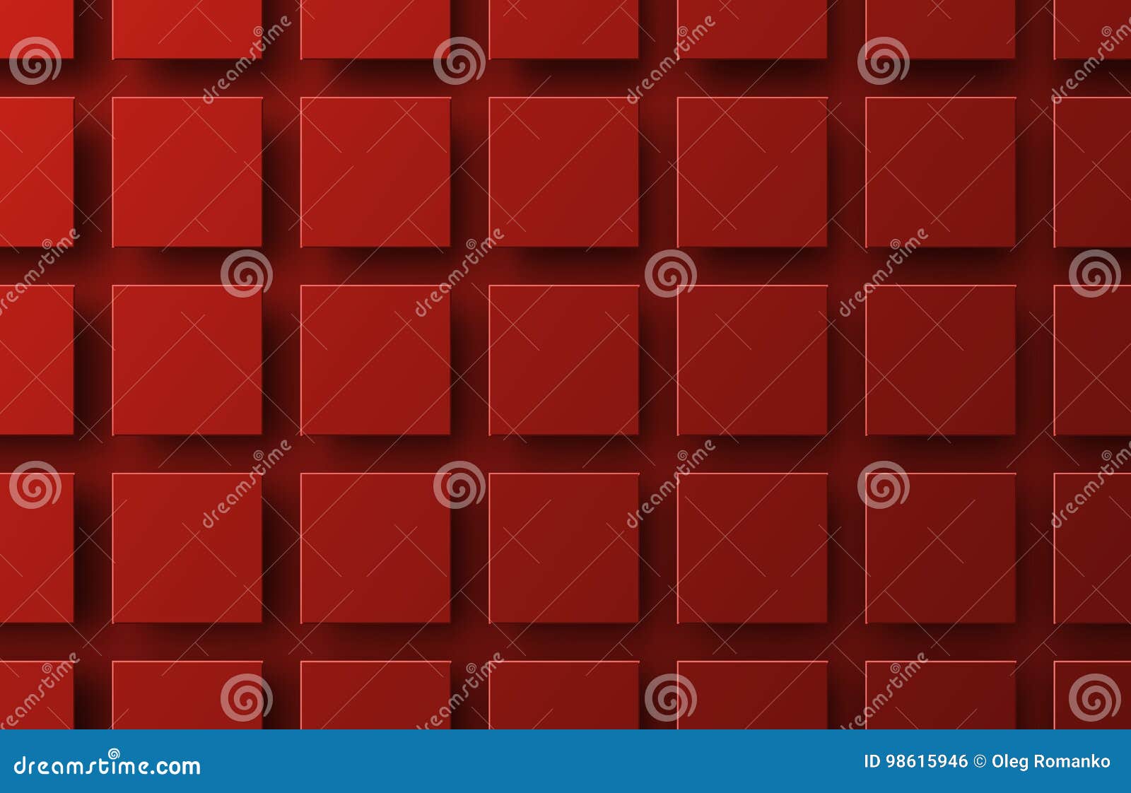 Design a Background with Flying Red Squares Casting a Shadow Stock ...