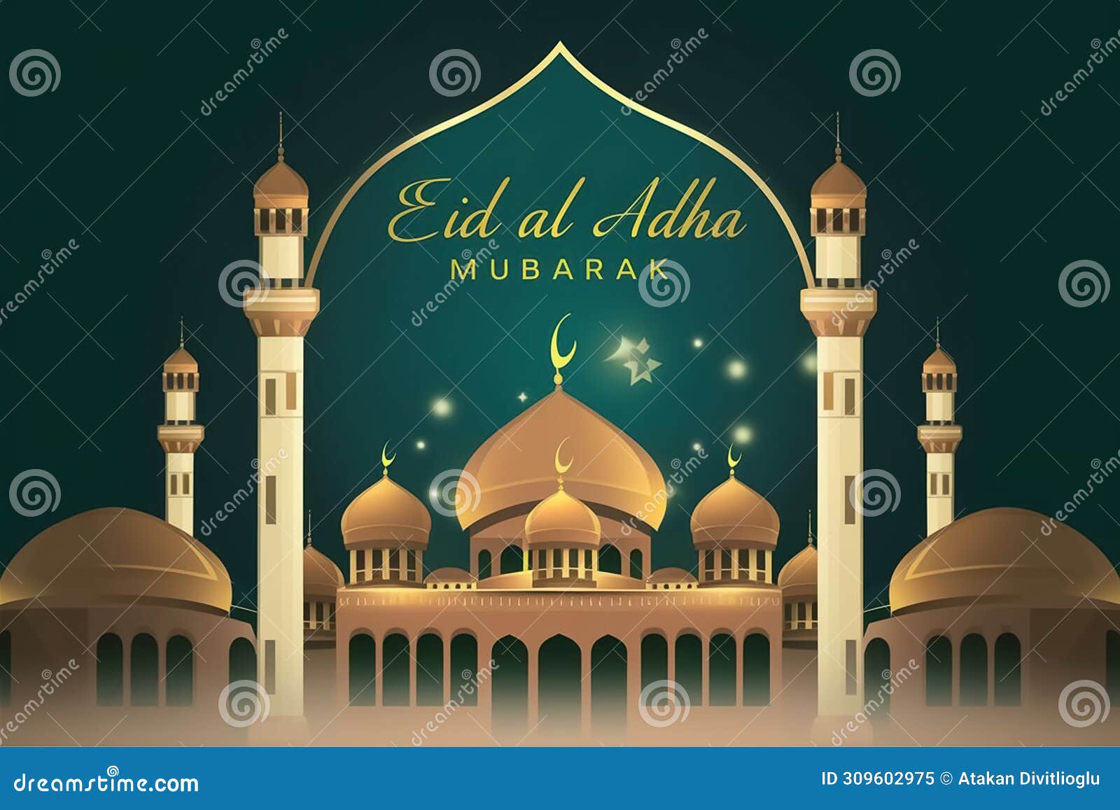 Design Background in Ramadan Style Stock Illustration - Illustration of ...