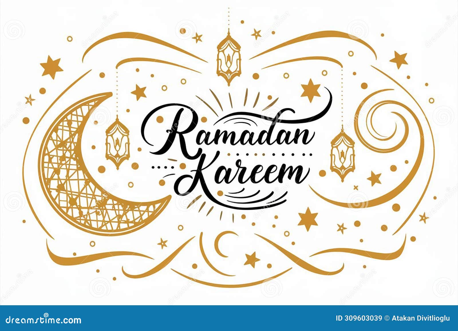 Design Background in Ramadan Style Stock Illustration - Illustration of ...