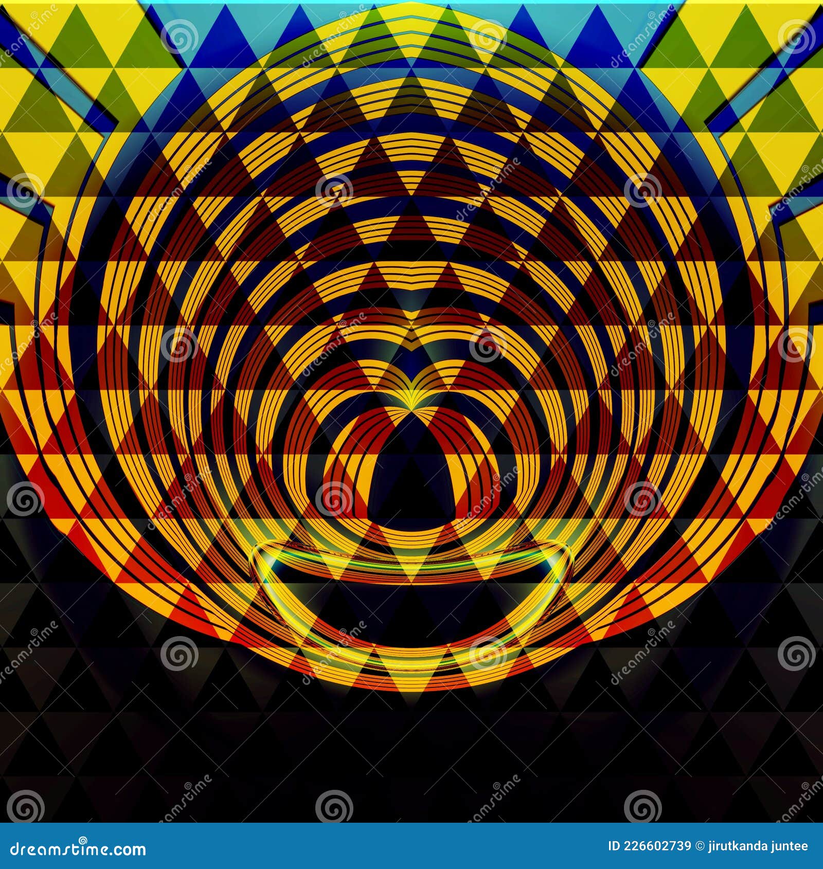 Design the Background Symbol Using Graphics. Stock Illustration ...