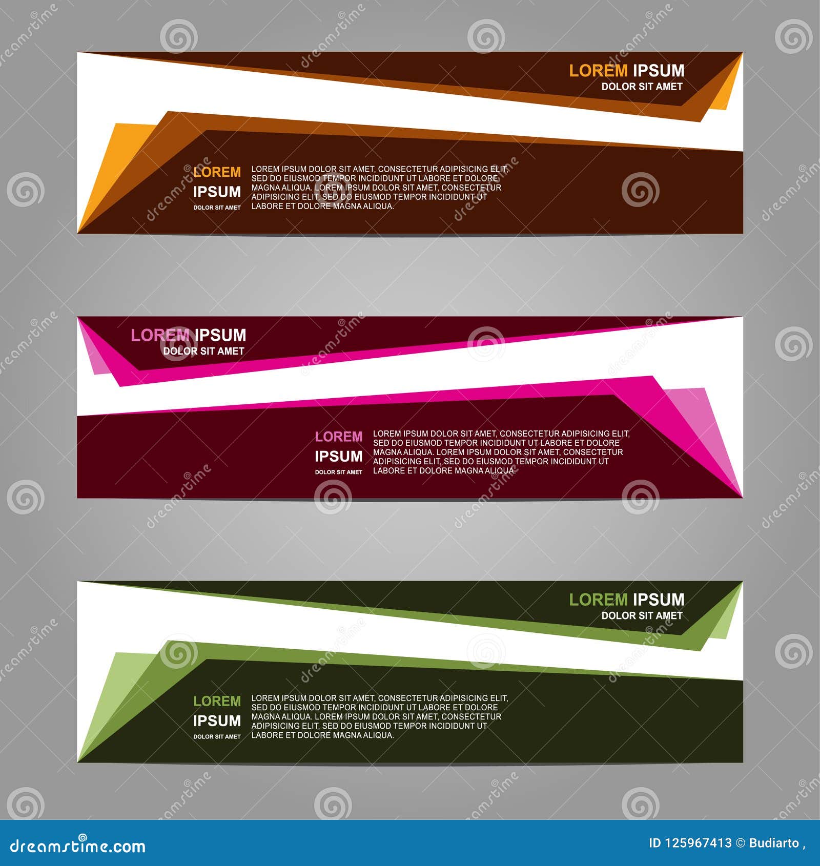 Design Banner Background stock vector. Illustration of isolated - 125967413