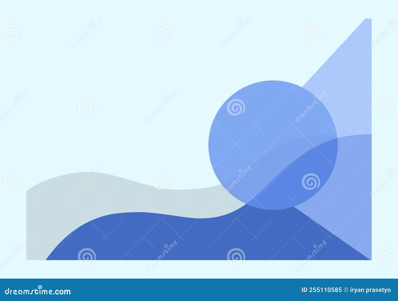 Design Banner Blue Background for Promotion and Template Thumbnail ...