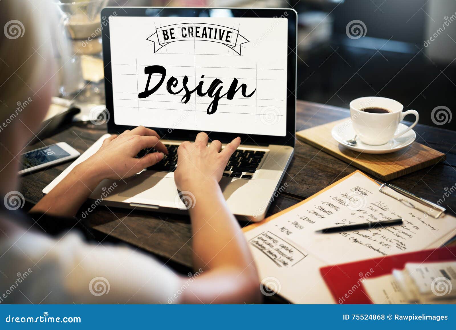 Design Be Creative Art Graphic Concept Stock Photo - Image of draw ...