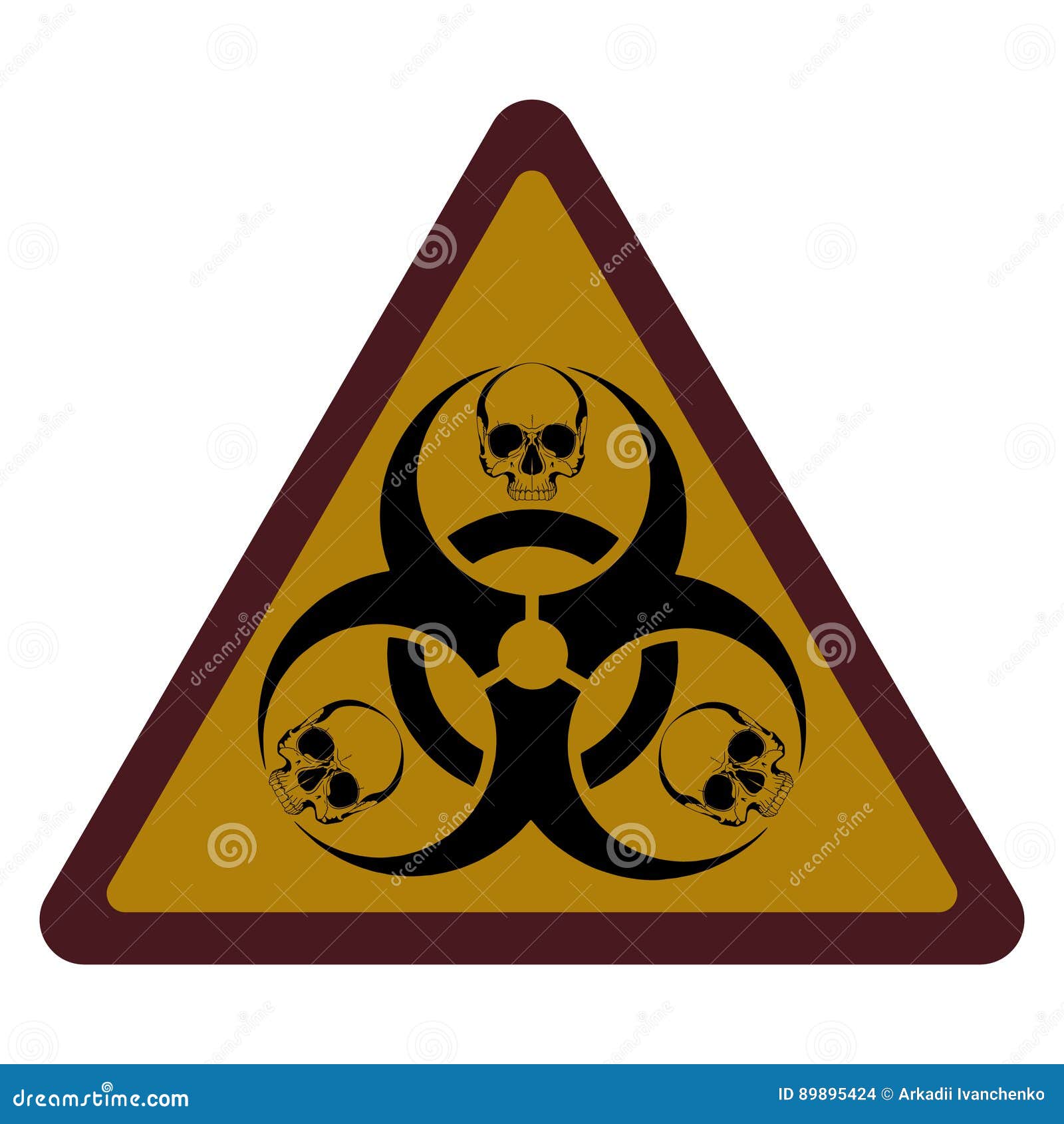 Hazard Symbol Cartoon Vector | CartoonDealer.com #23516577