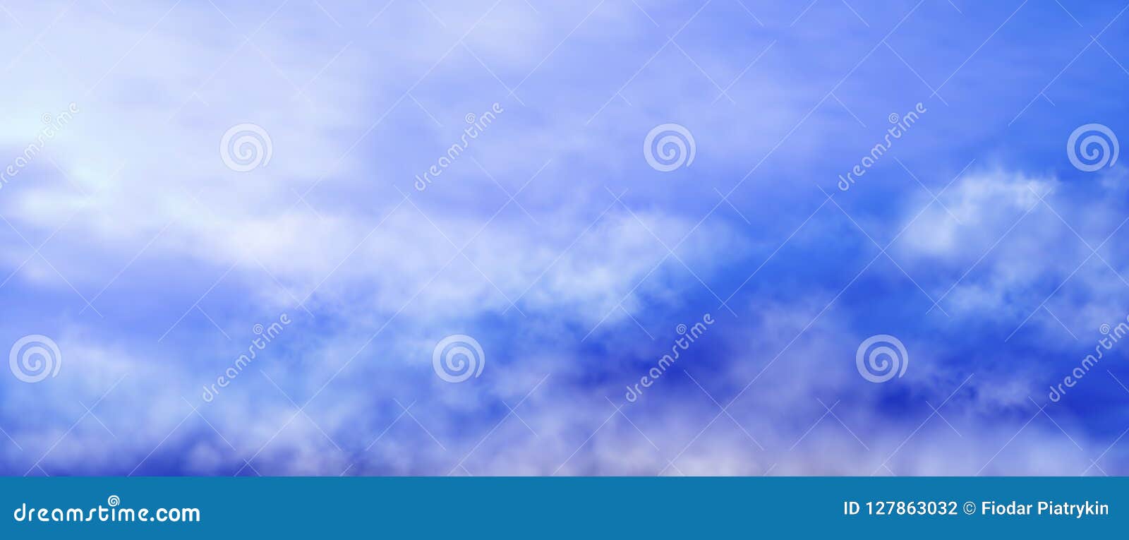 Design of Blue Cloudy Sky Vector Illustration Stock Vector ...