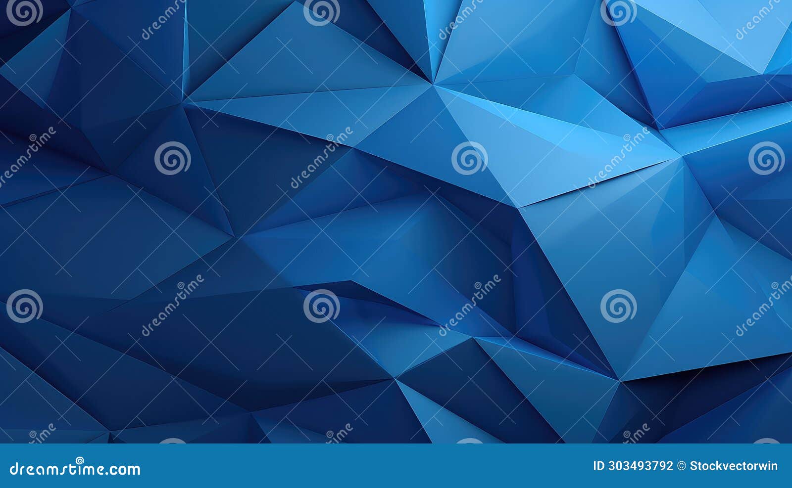 Design Blue Geometric Background Stock Illustration - Illustration of ...