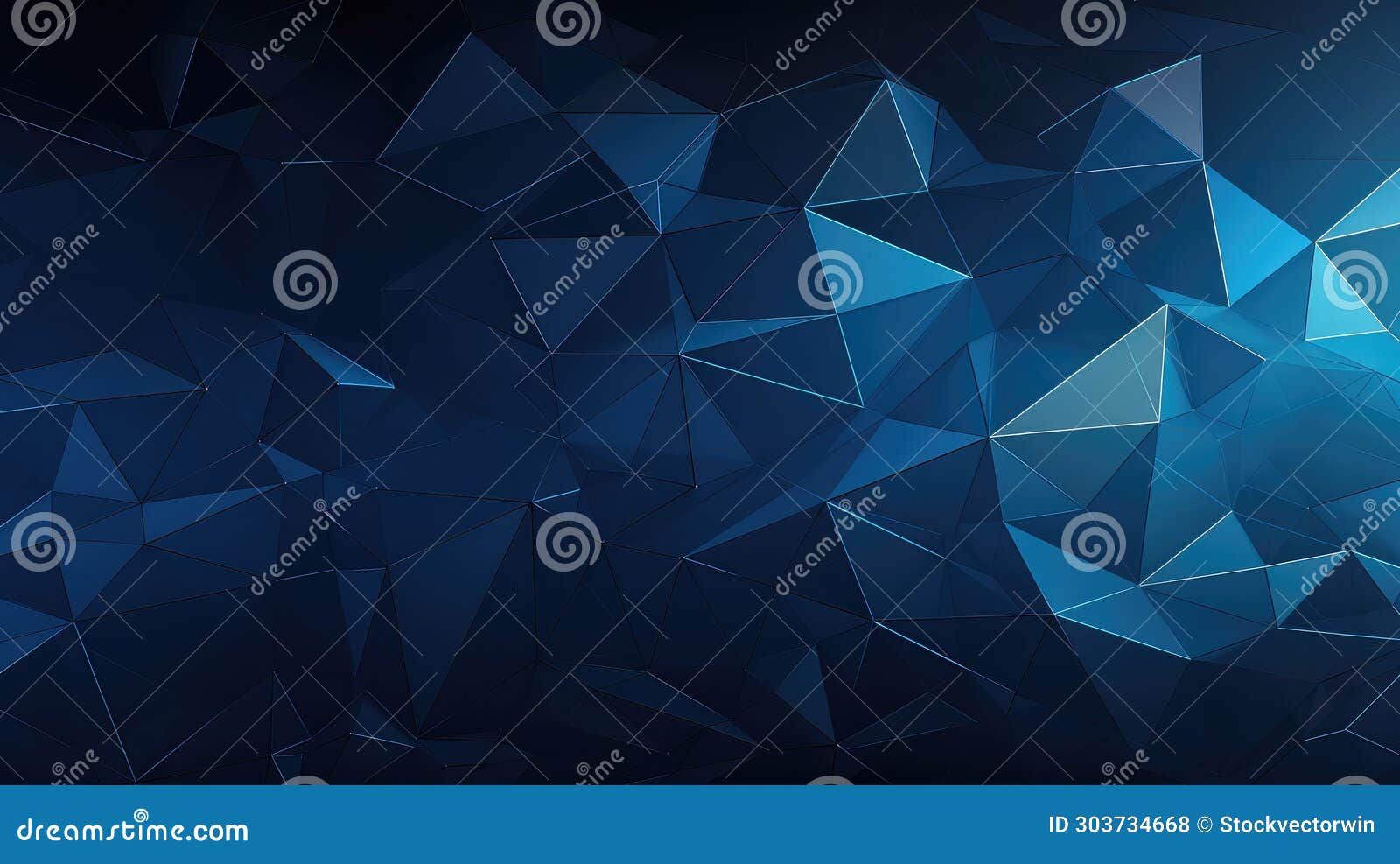 Design Blue Geometric Background Stock Illustration - Illustration of ...