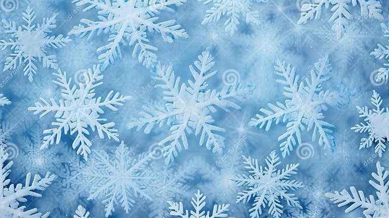 Design Blue Snowflake Pattern Stock Illustration - Illustration of ...