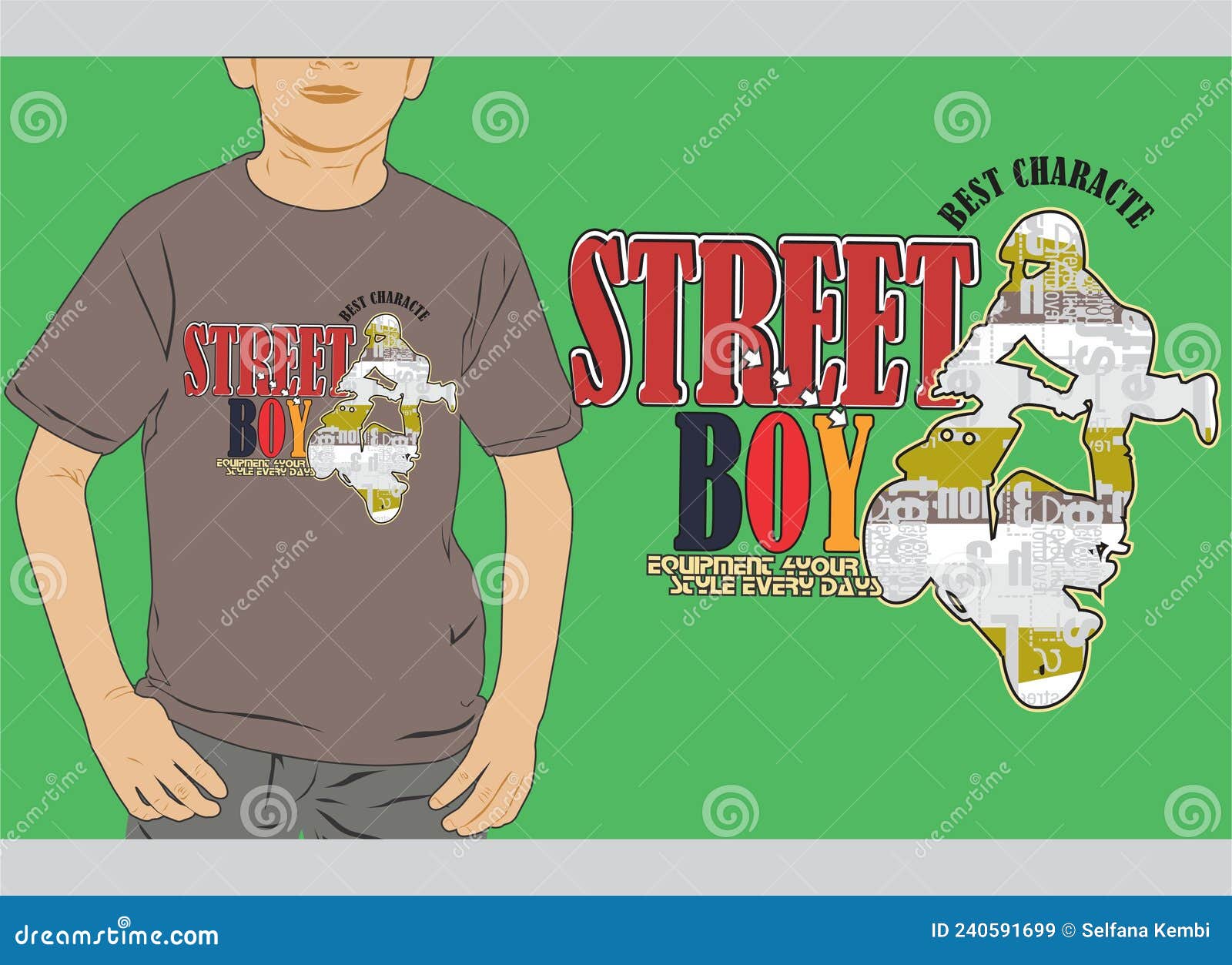 Design Boys T-shirt for Print Stock Vector - Illustration of design ...