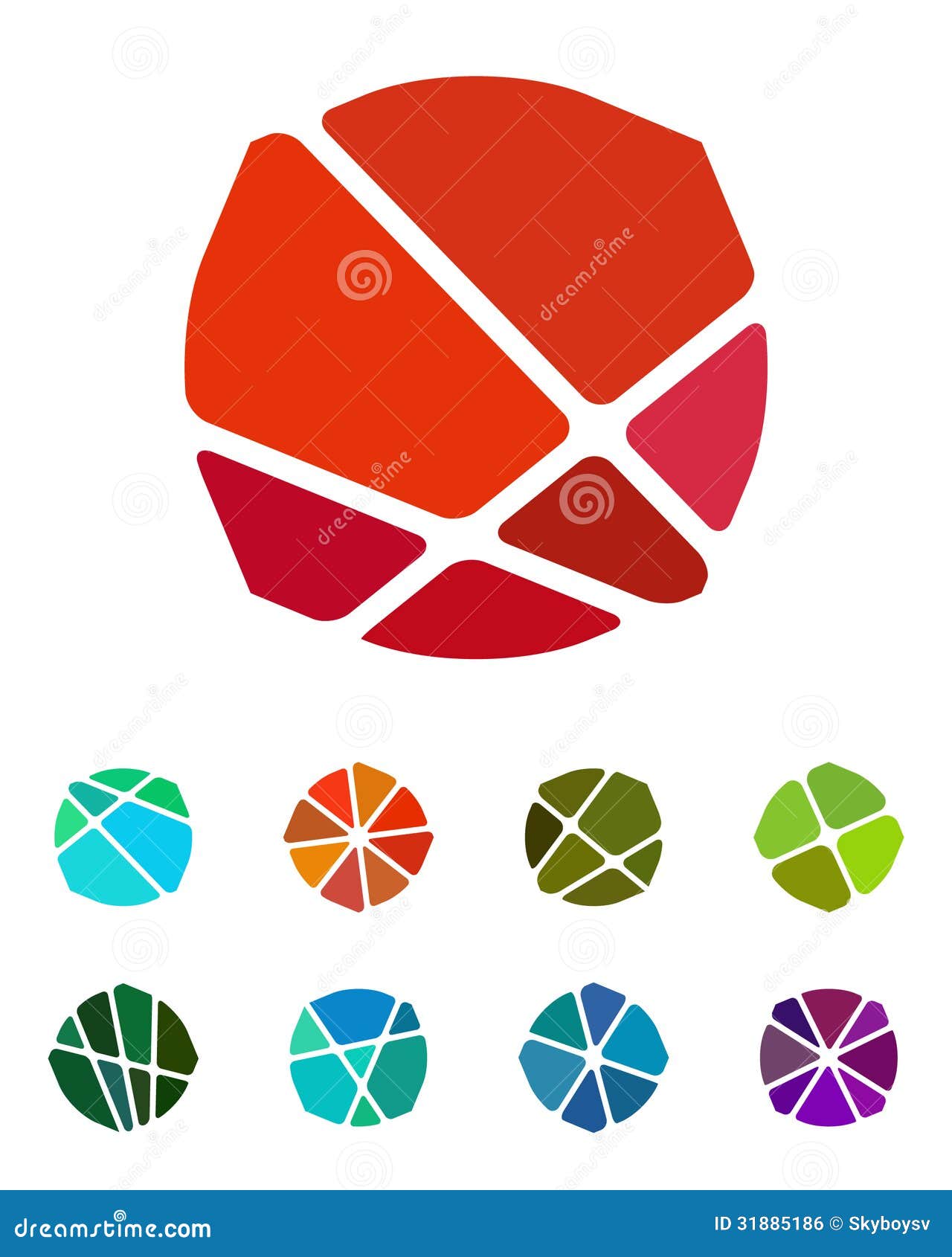 Design Bubble or Candy Logo Element Stock Vector - Illustration of blue ...