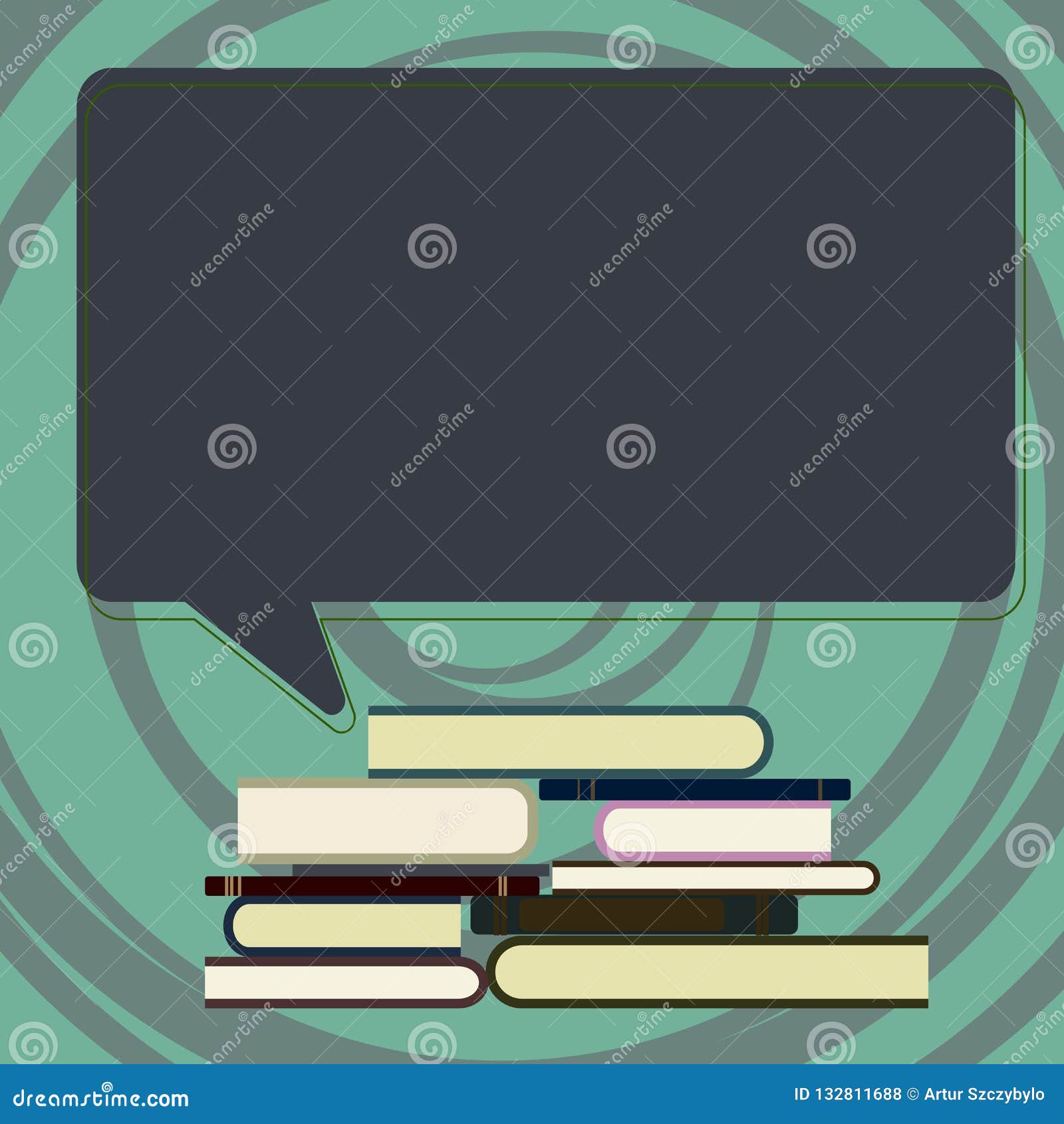 Rectangular Uneven Photo Collage Template. Vector Illustration ...