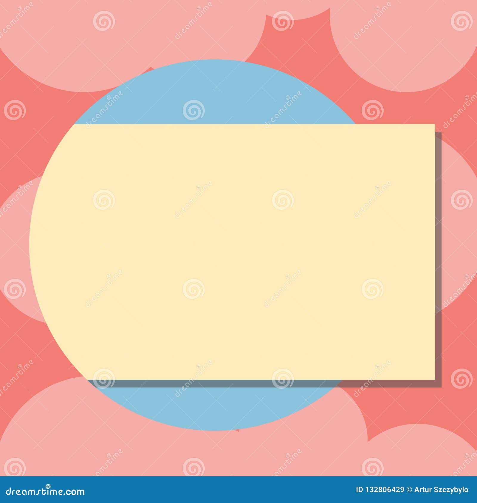 Design Business Empty Template Isolated Minimalist Graphic Layout ...