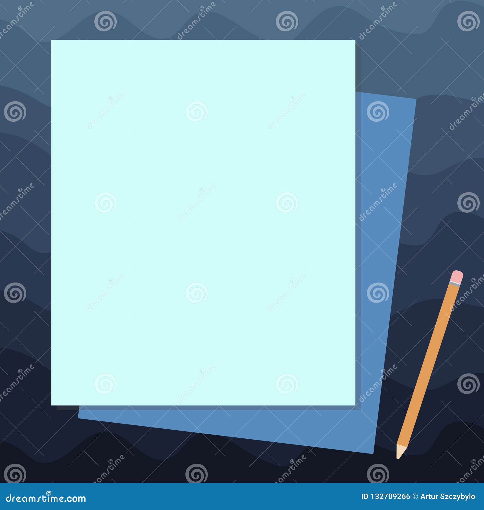 Design Business Empty Template Isolated Minimalist Graphic Layout ...