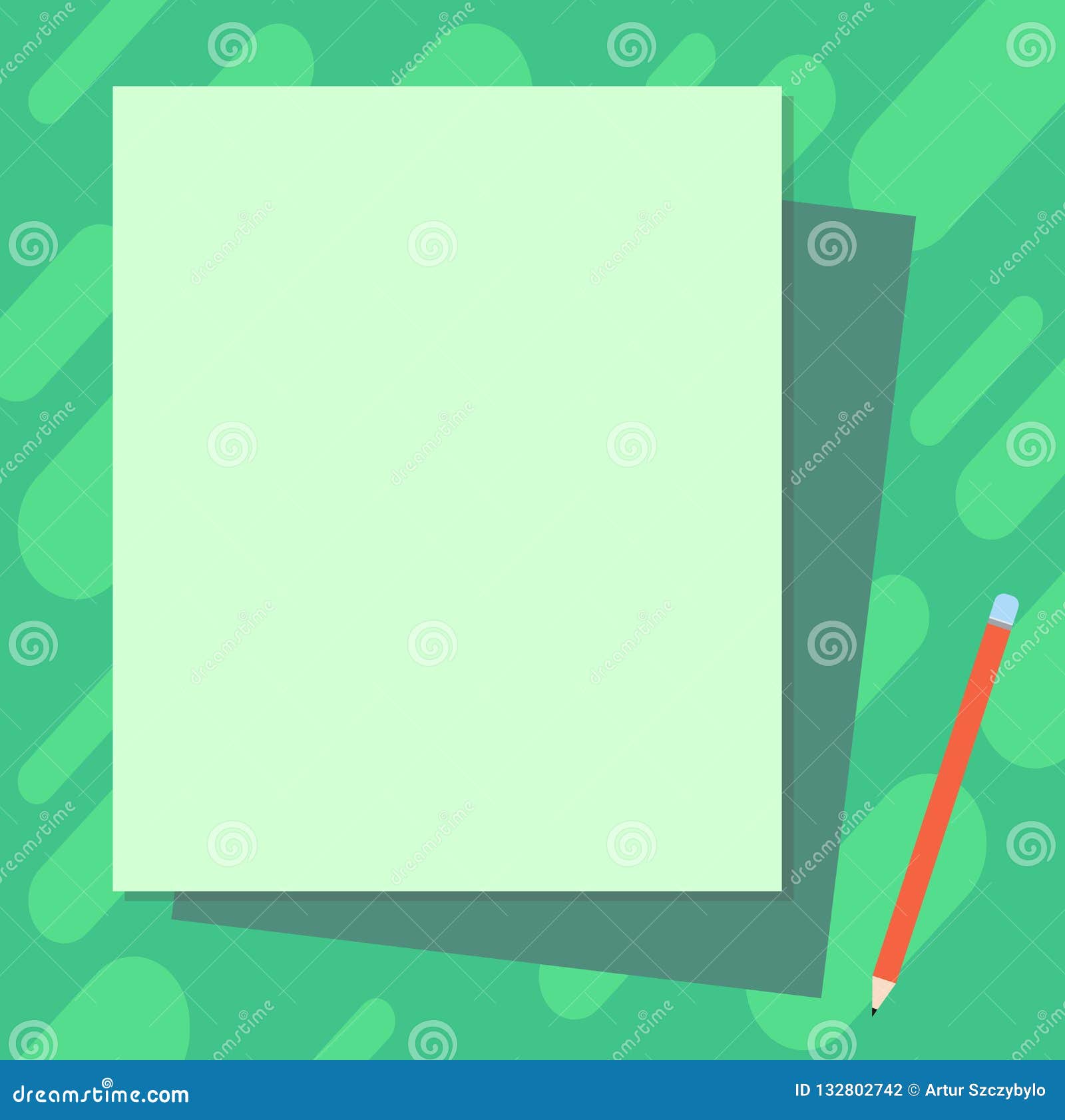 Design Business Empty Template Isolated Minimalist Graphic Layout ...