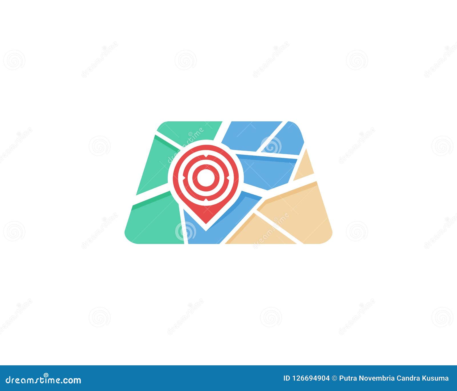 Accuracy Map Logo Icon Design Stock Vector - Illustration of continent ...