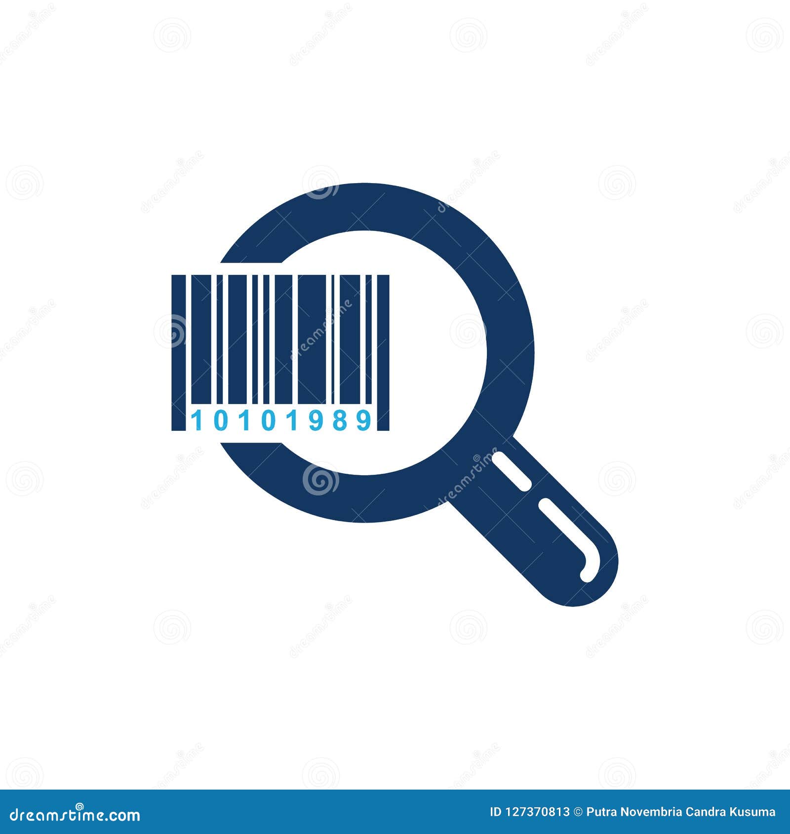 Barcode Search Logo Icon Design Stock Vector - Illustration of browser ...