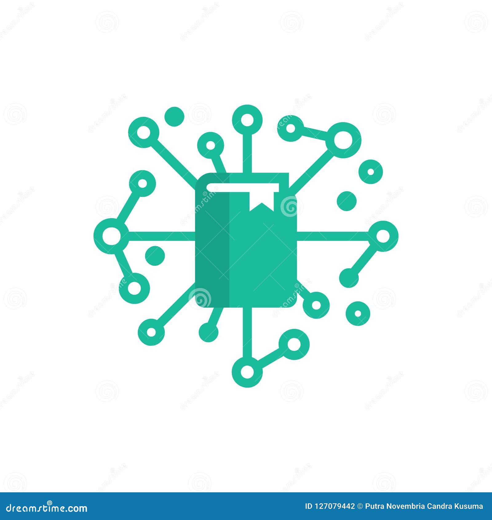 Book Network Logo Icon Design Stock Vector - Illustration of data ...