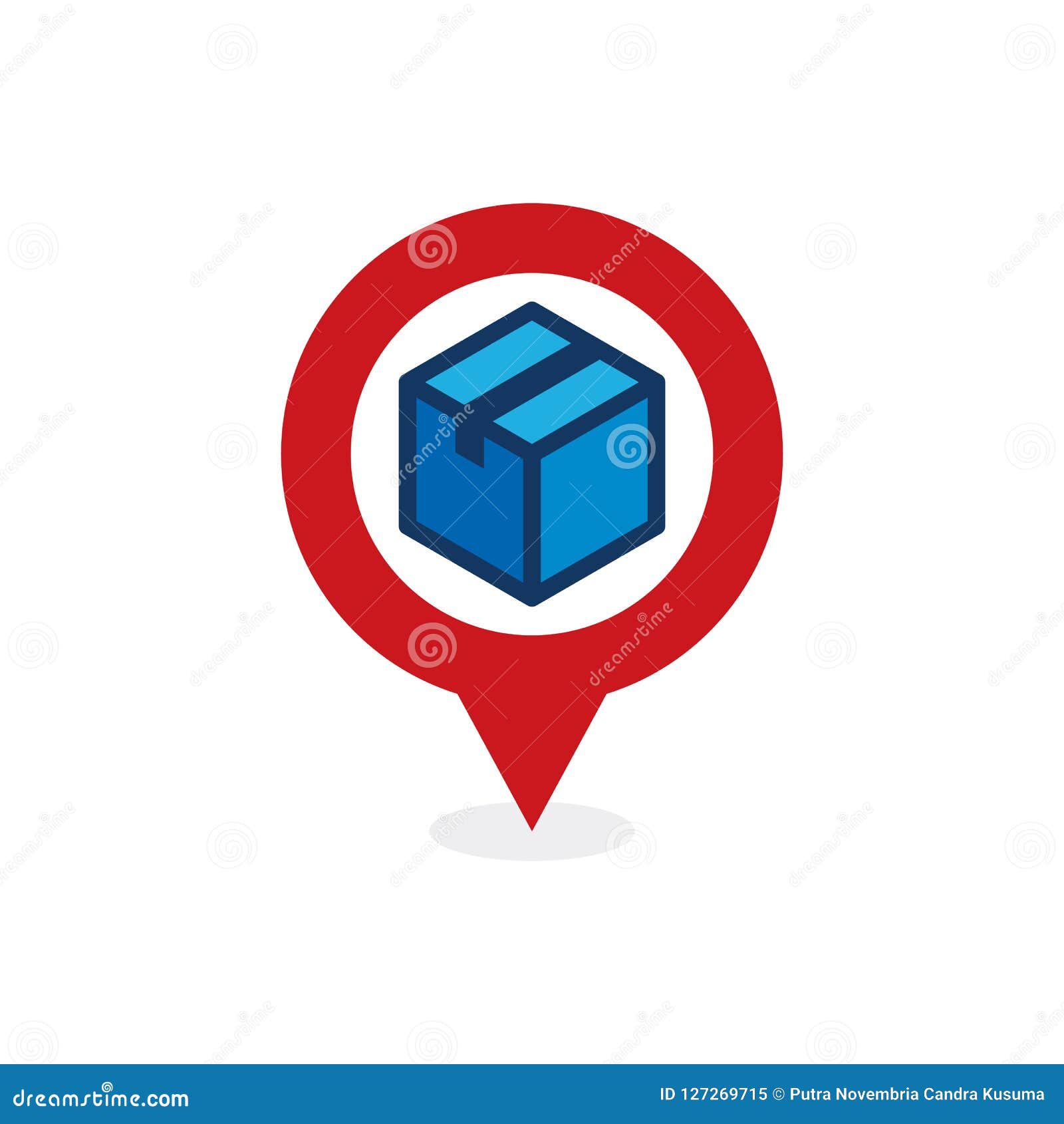 Box Point Logo Icon Design stock vector. Illustration of package ...