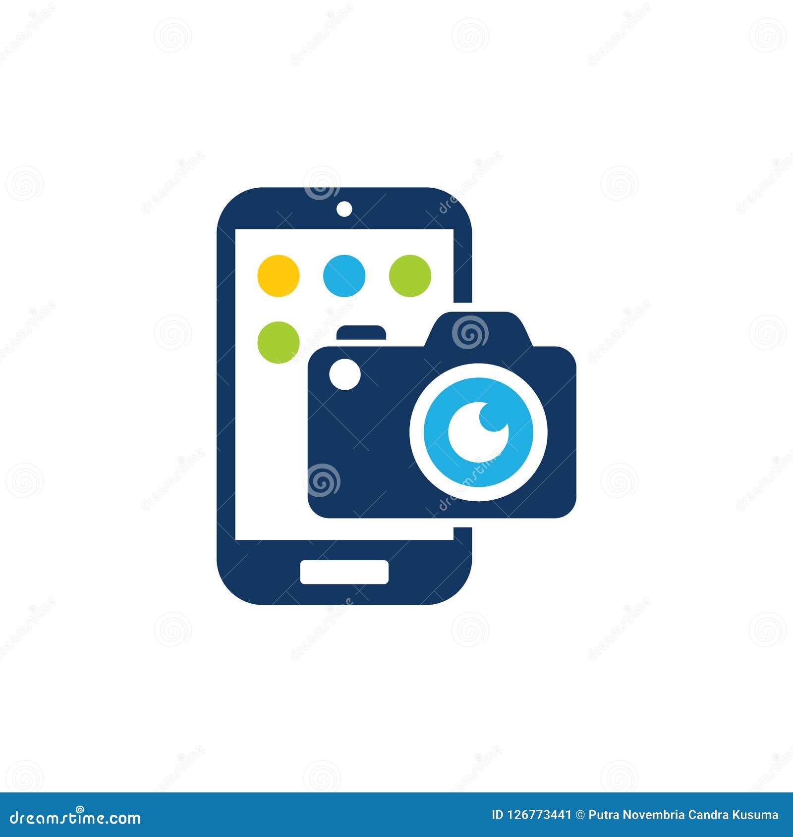Camera Mobile Logo Icon Design Stock Vector - Illustration of logotype ...