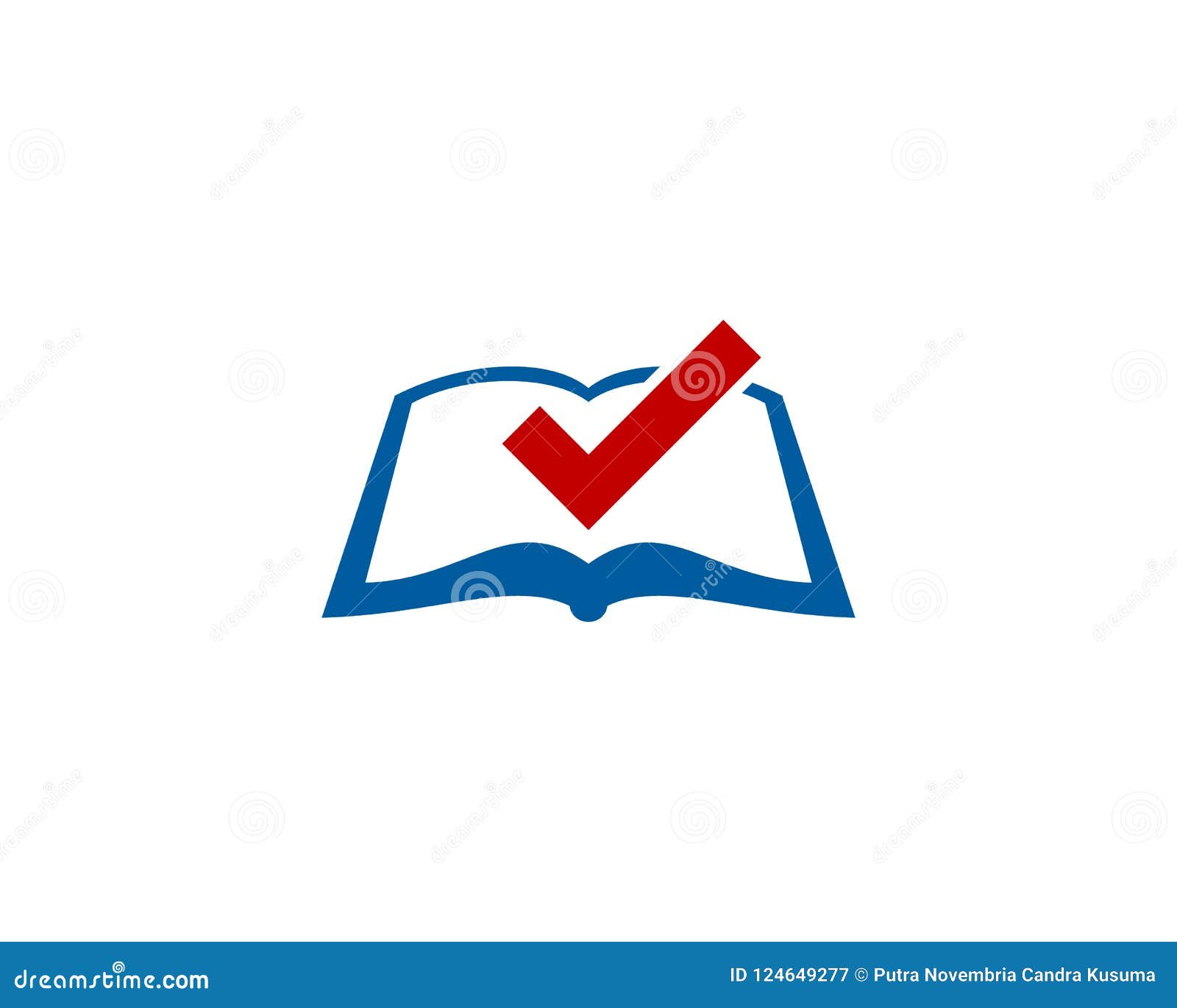 Check Book Logo Icon Design Stock Vector - Illustration of correct ...