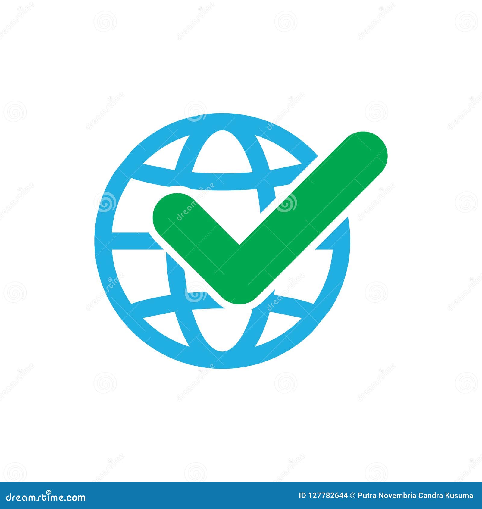Check World Logo Icon Design Stock Vector - Illustration of identity ...