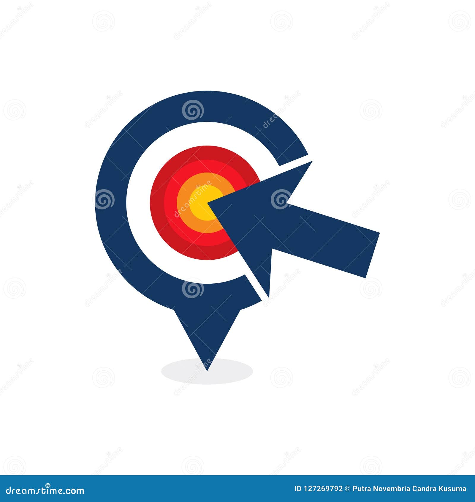 Click Point Logo Icon Design Stock Vector - Illustration of logo ...