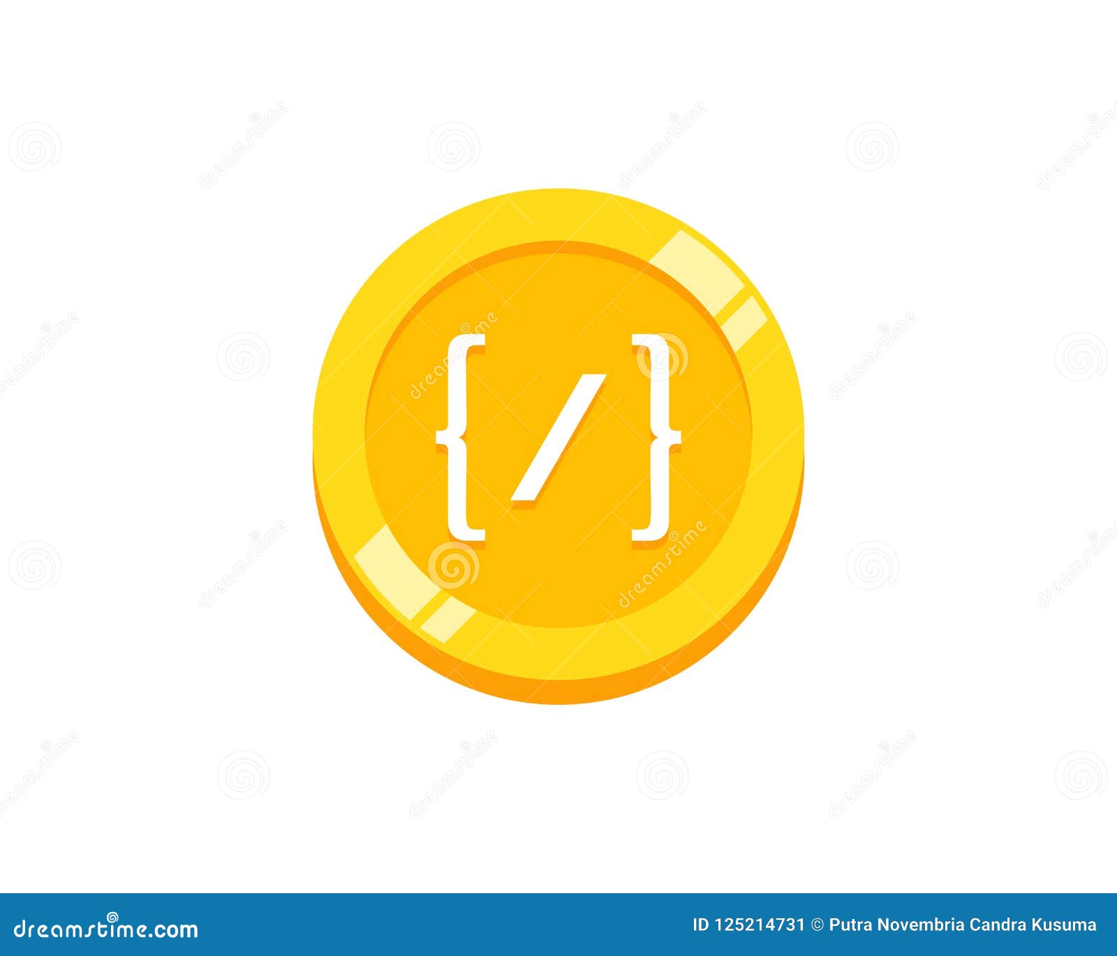 Code Coin Logo Icon Design stock vector. Illustration of element ...