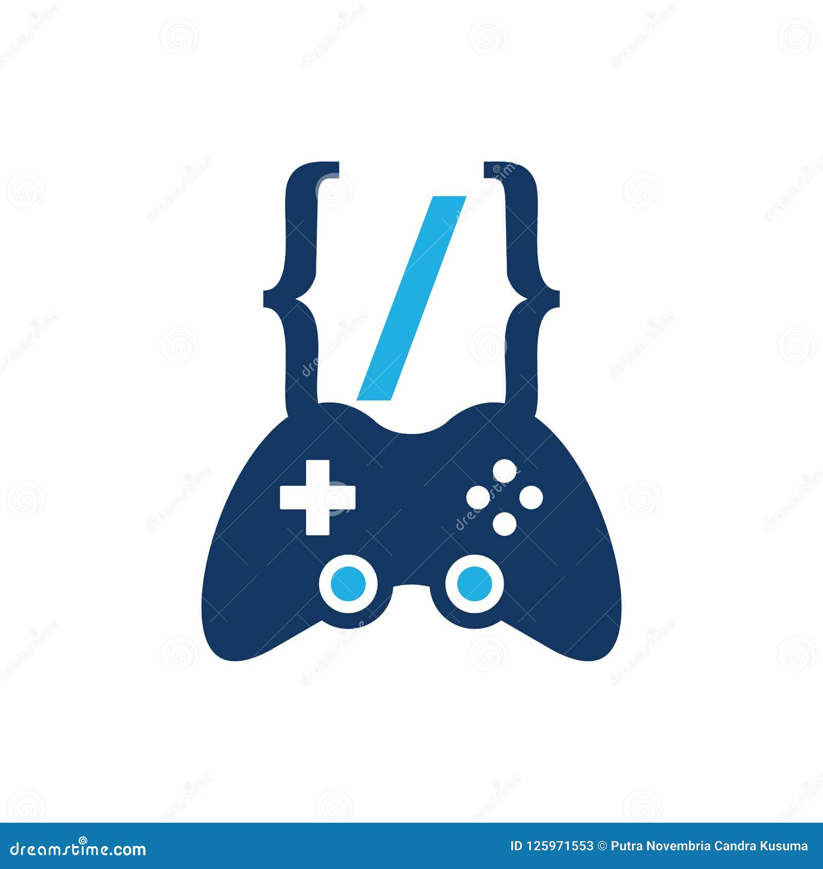 Code Game Logo Icon Design stock vector. Illustration of element ...