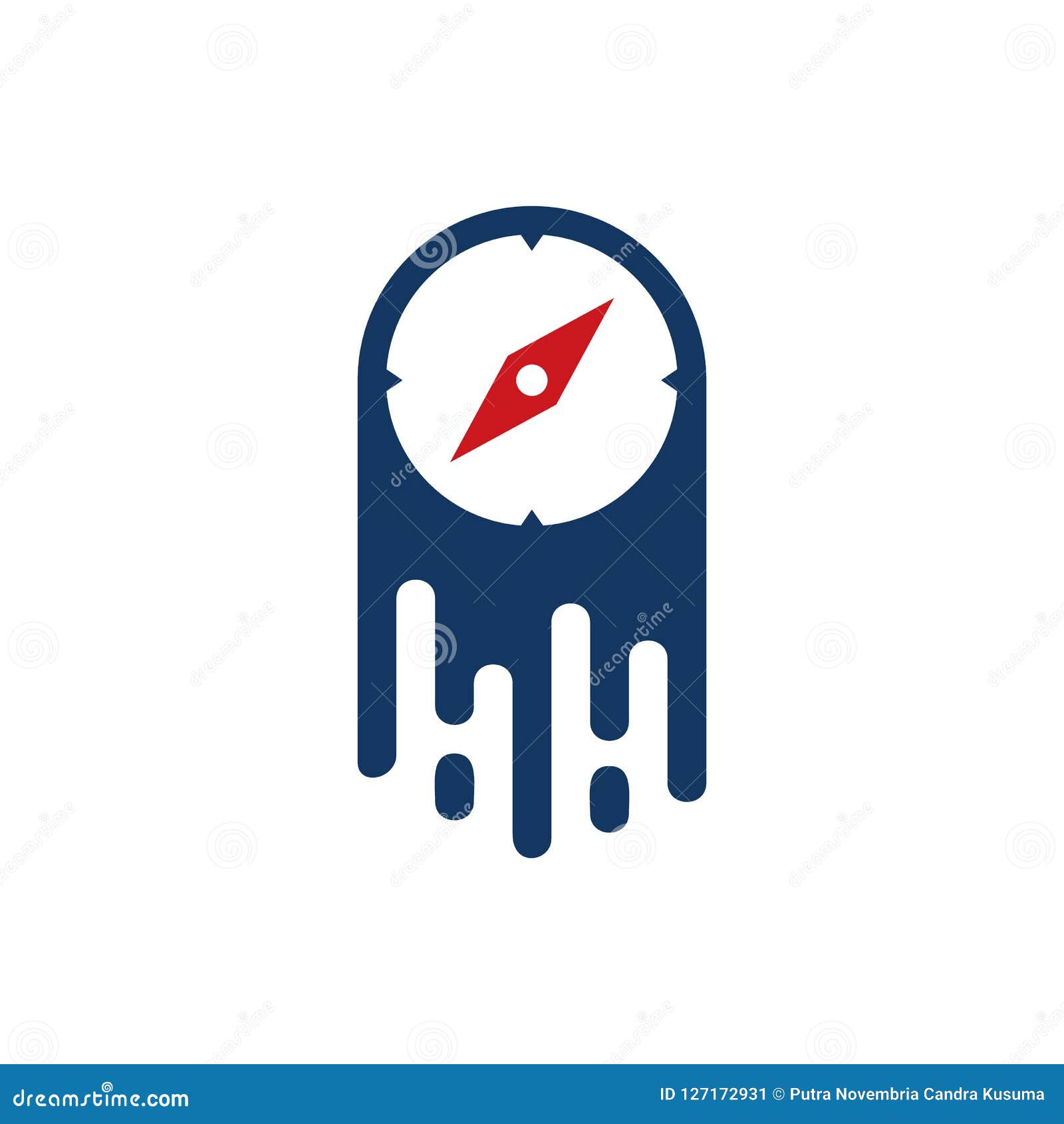 Compass Paint Logo Icon Design Stock Vector - Illustration of graffiti ...