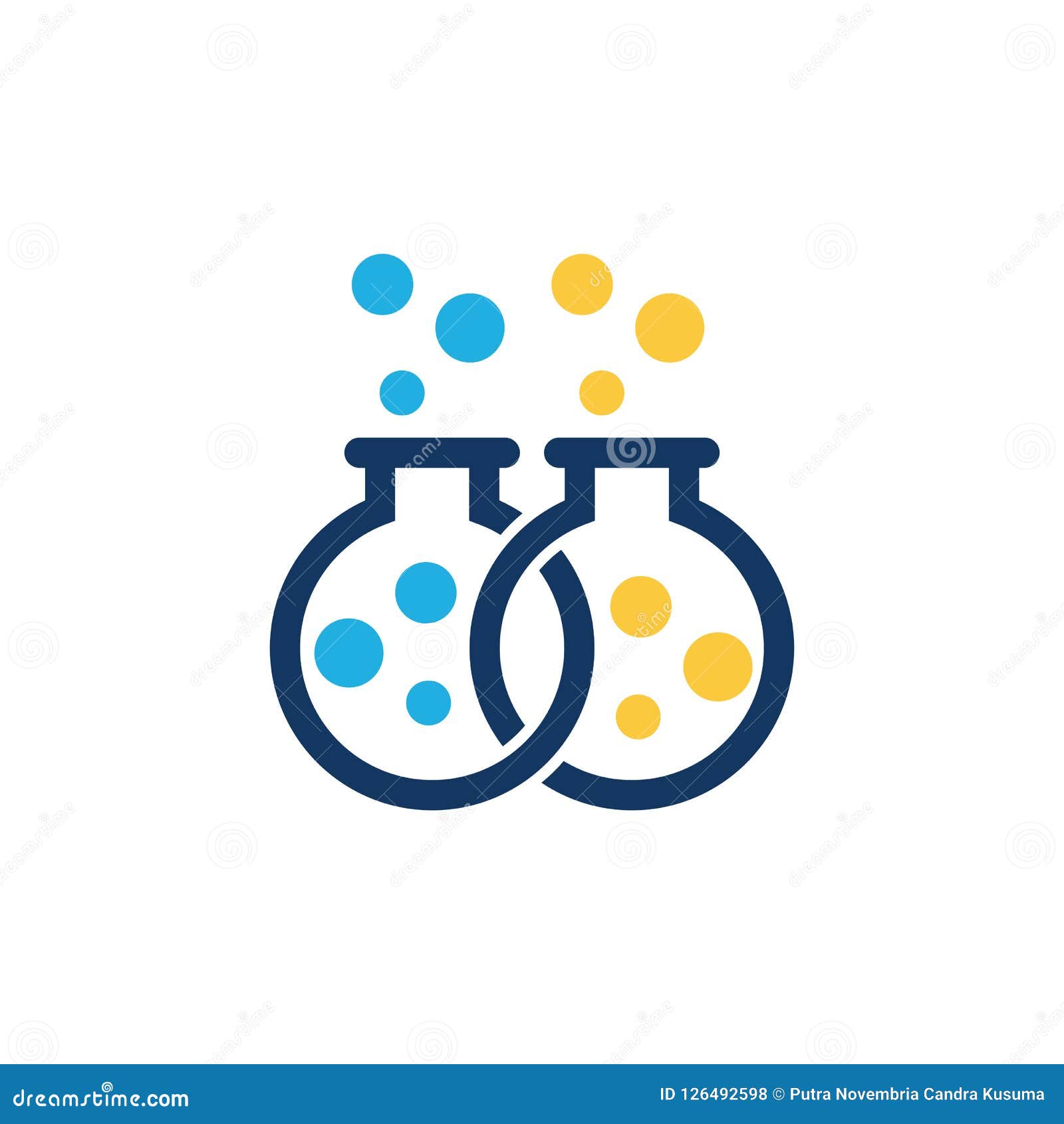 Connect Lab Logo Icon Design Stock Vector - Illustration of laboratory ...