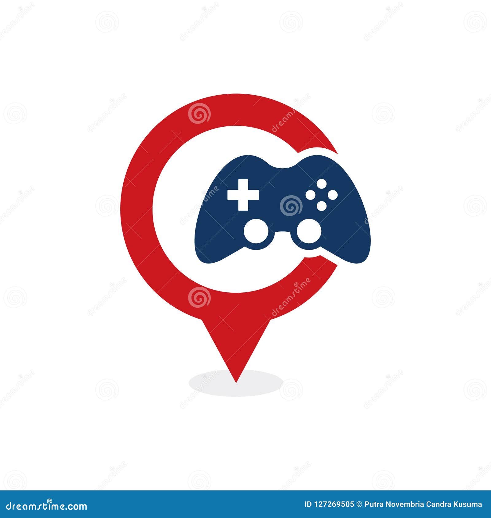 Console Point Logo Icon Design Stock Vector - Illustration of gaming ...