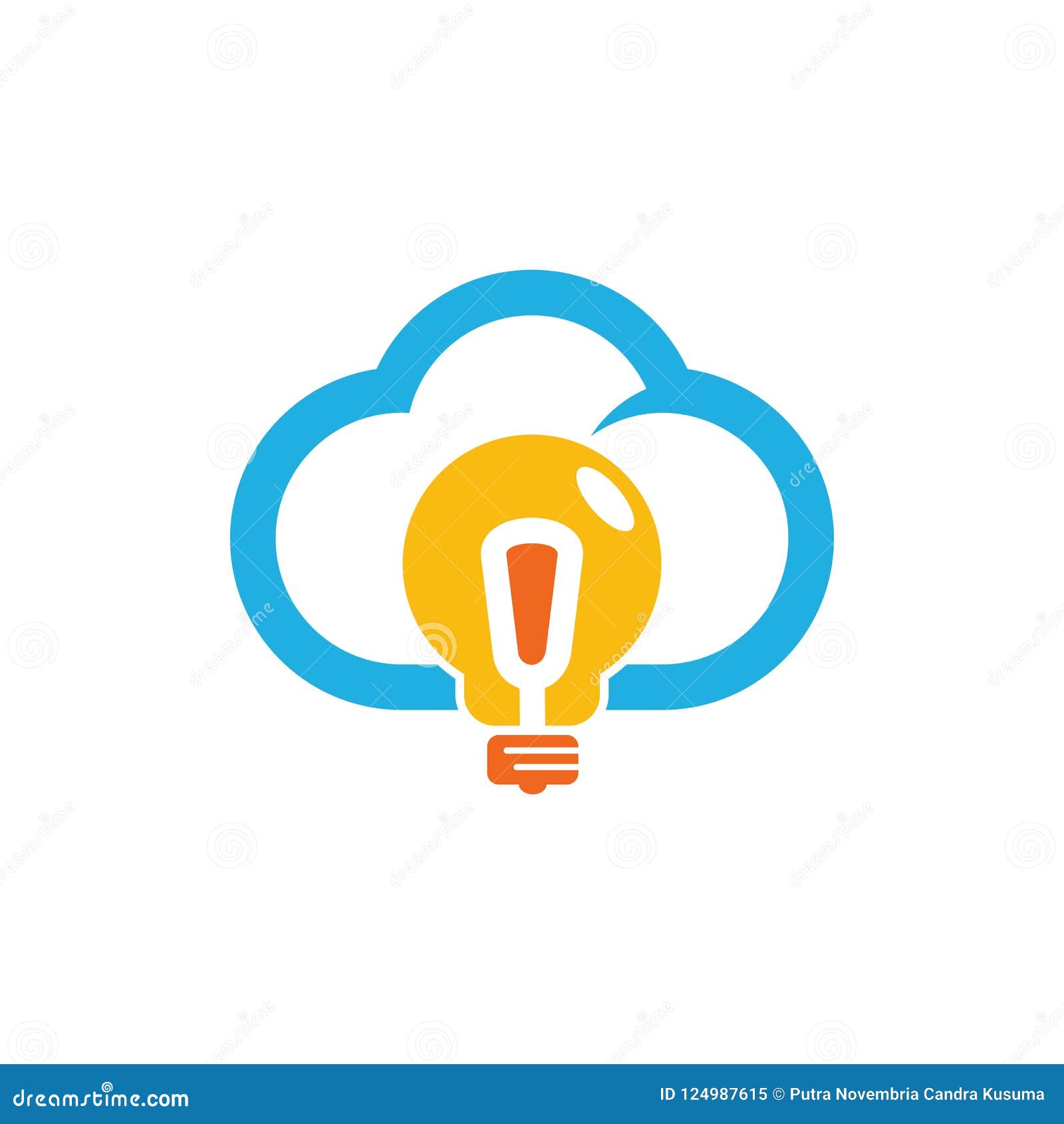 Creative Cloud Logo Icon Design Stock Vector - Illustration of branding ...