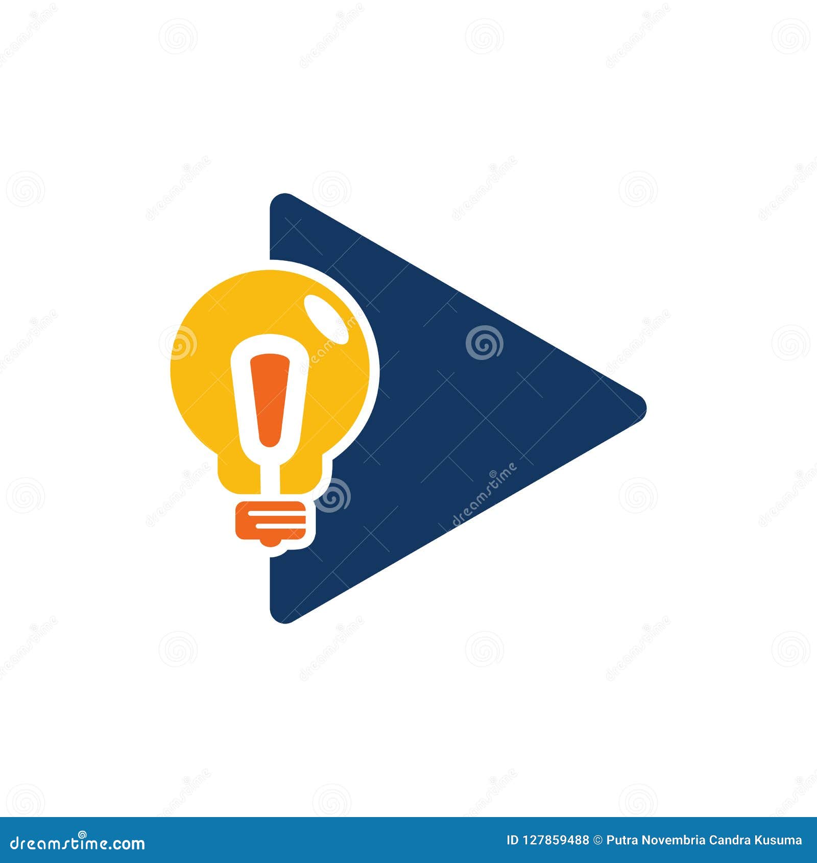 Creative Video Logo Icon Design Stock Vector - Illustration of modern ...