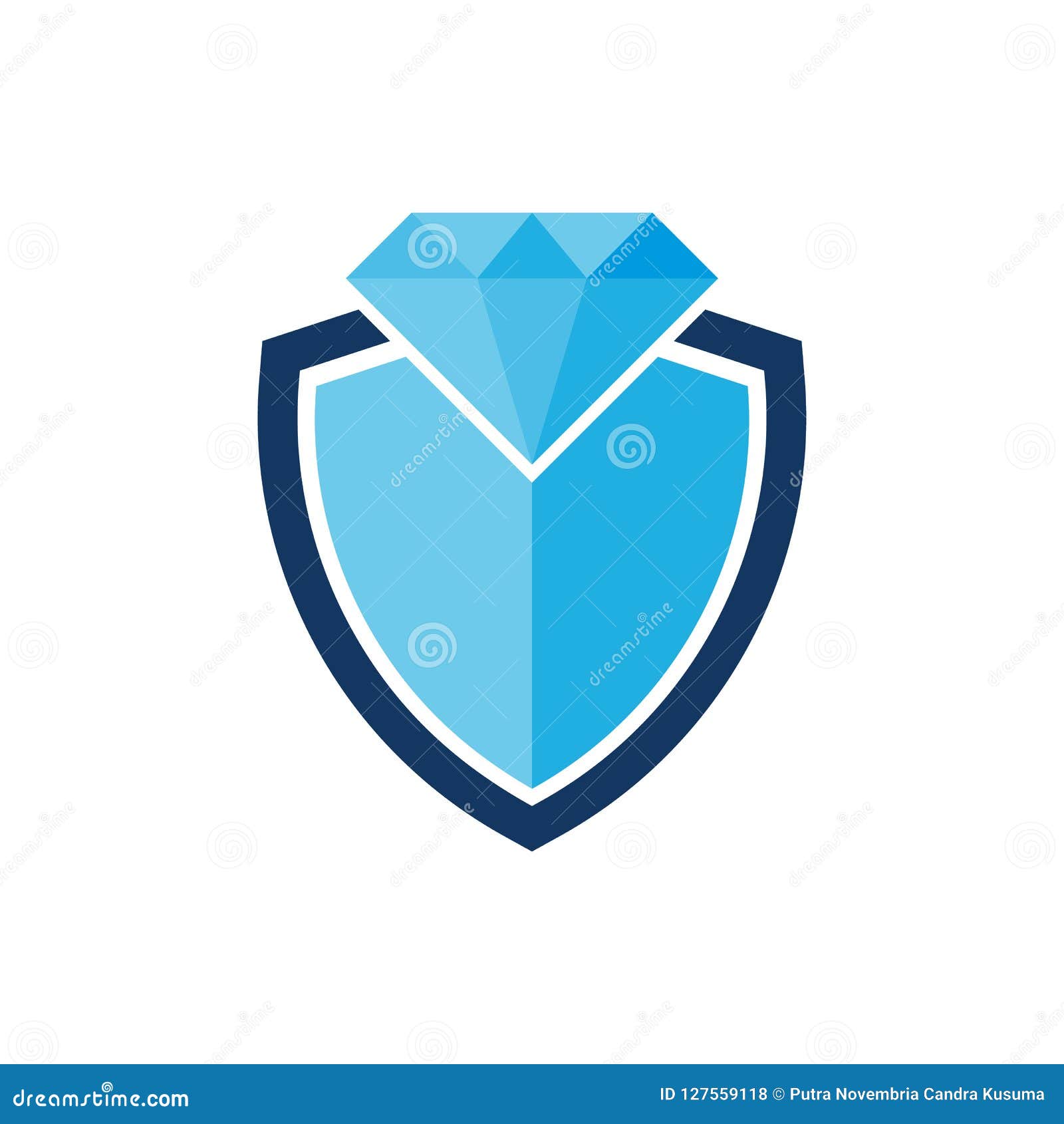 Diamond Shield Logo Icon Design Stock Vector - Illustration of idea ...