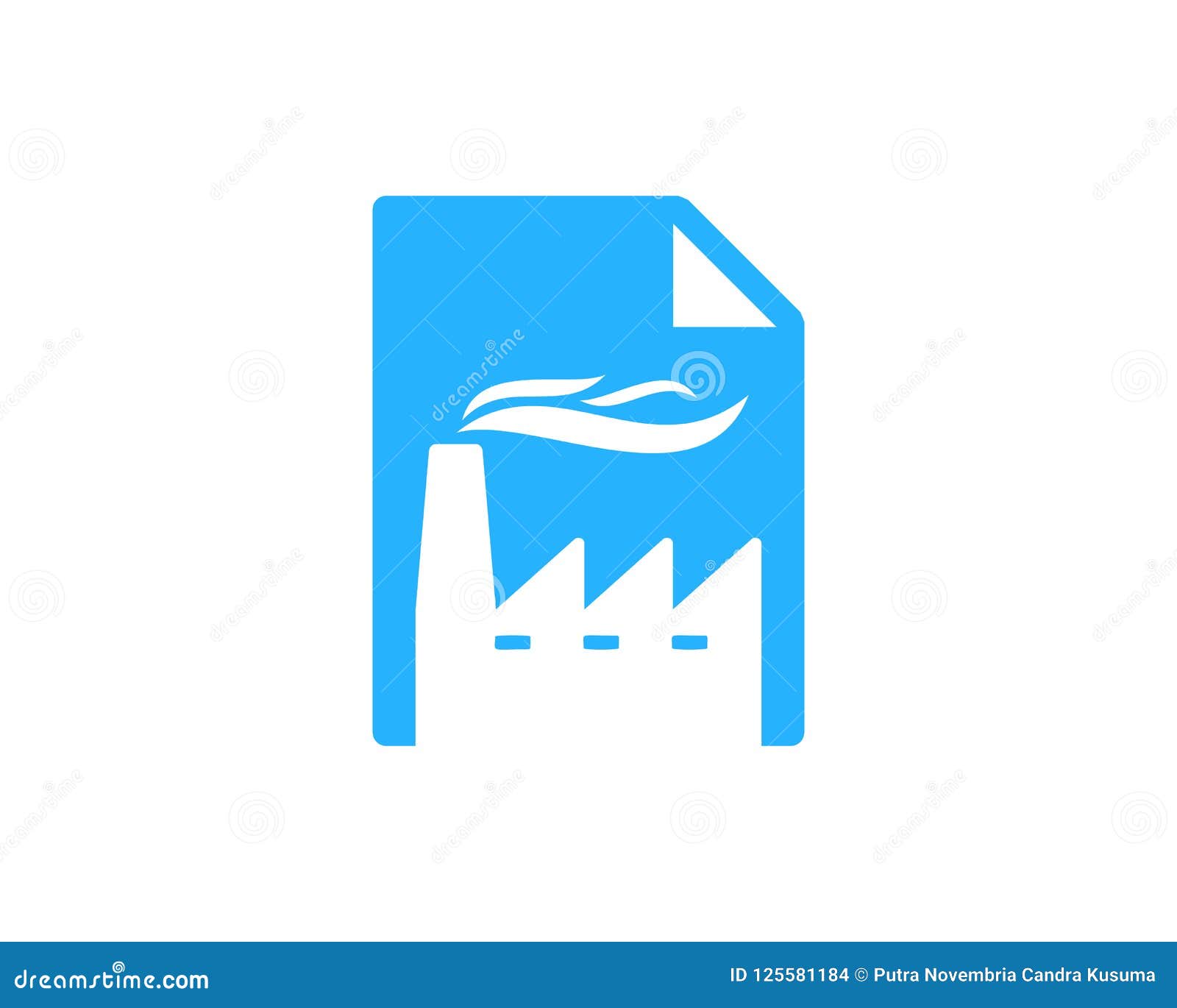 Document Factory Logo Icon Design Stock Vector - Illustration of ...