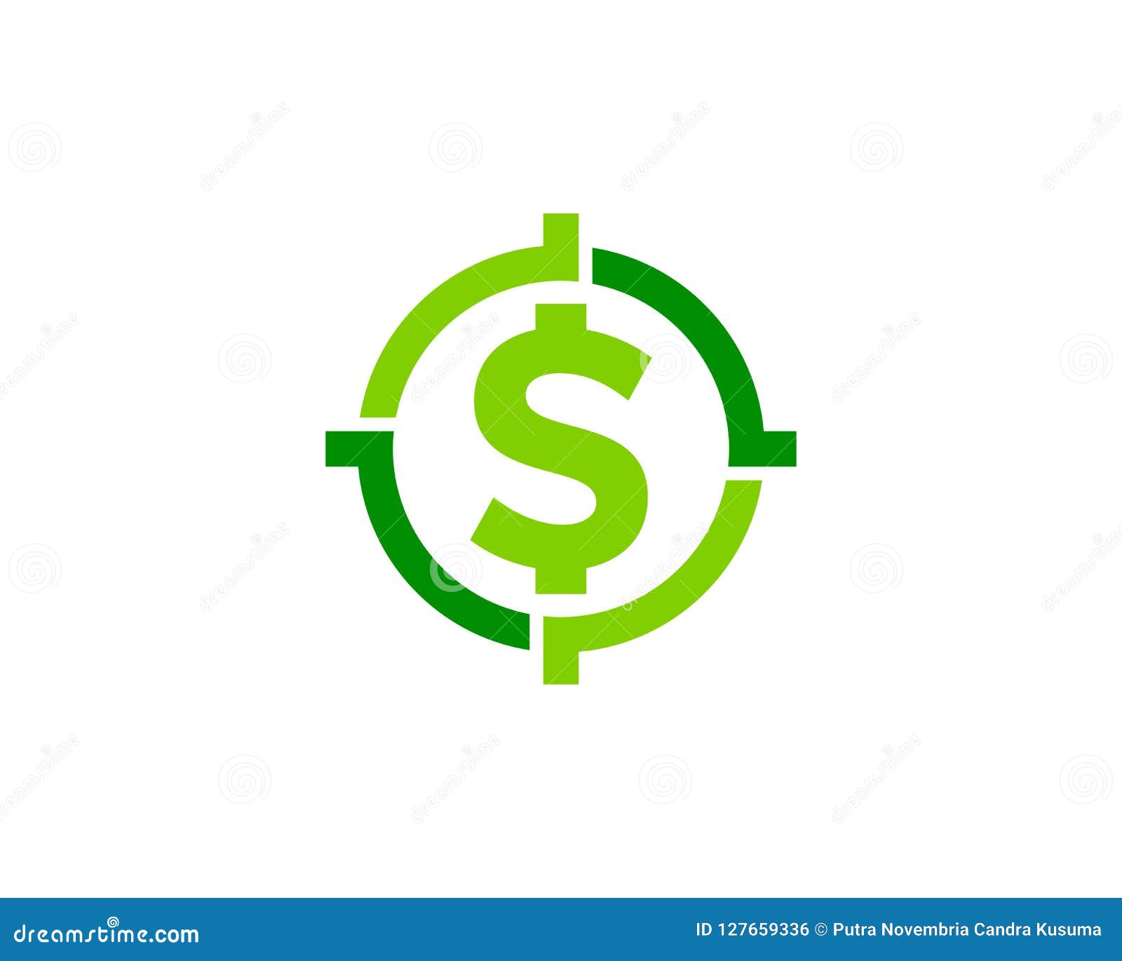 Dollar Target Logo Icon Design Stock Vector - Illustration of ...